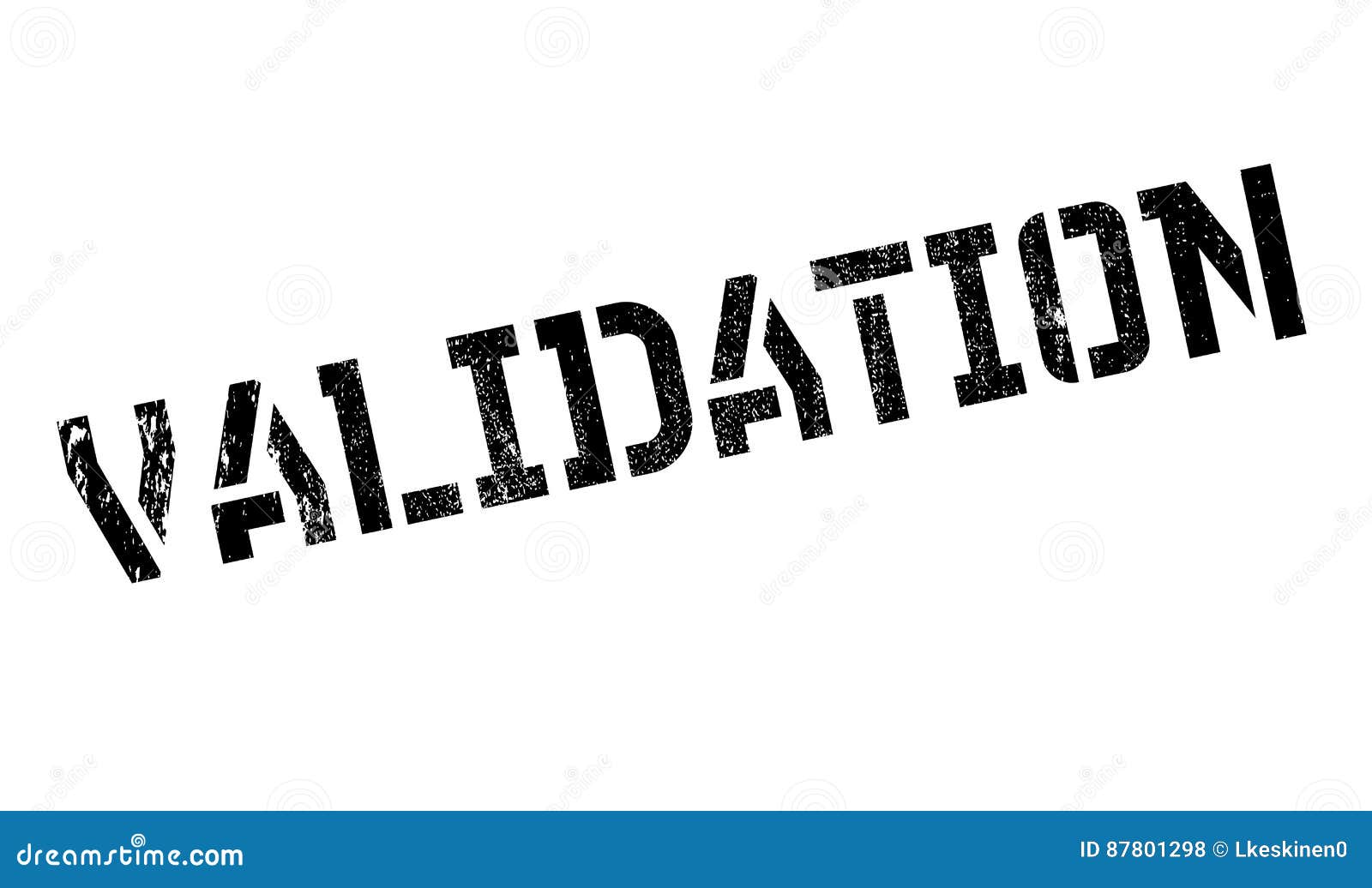 Tampon En Caoutchouc De Validation Illustration de Vecteur ...