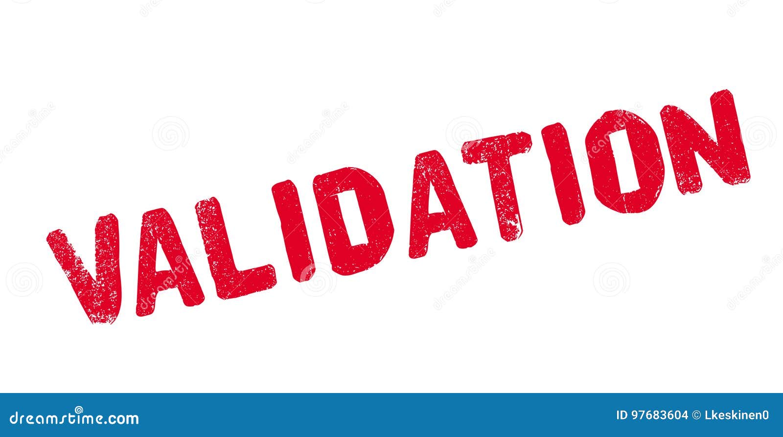 Tampon En Caoutchouc De Validation Illustration de Vecteur ...