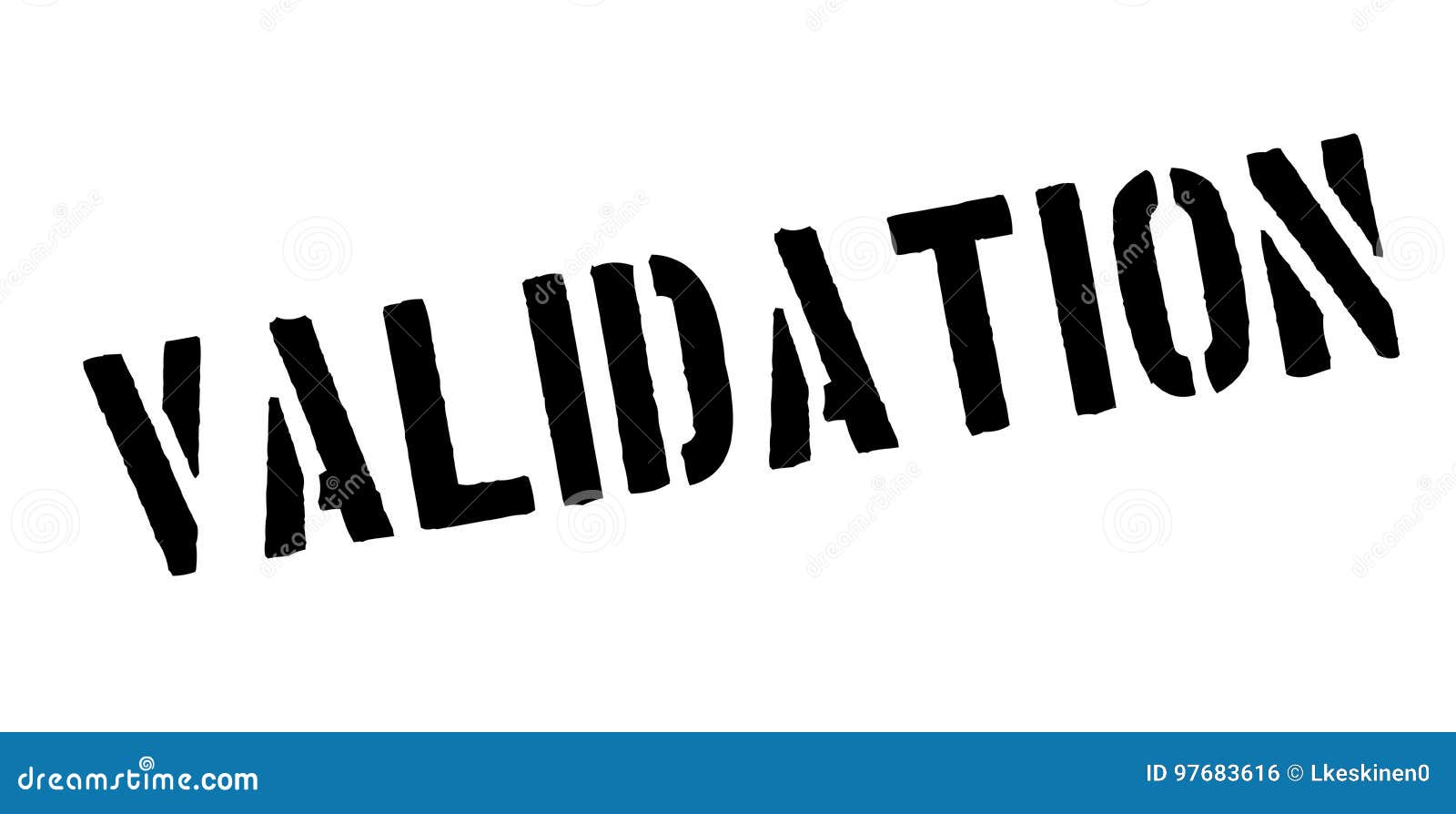 Tampon En Caoutchouc De Validation Illustration de Vecteur ...