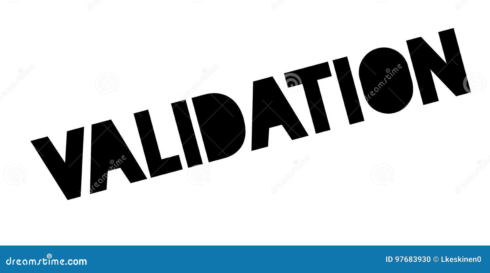 Tampon En Caoutchouc De Validation Illustration de Vecteur ...