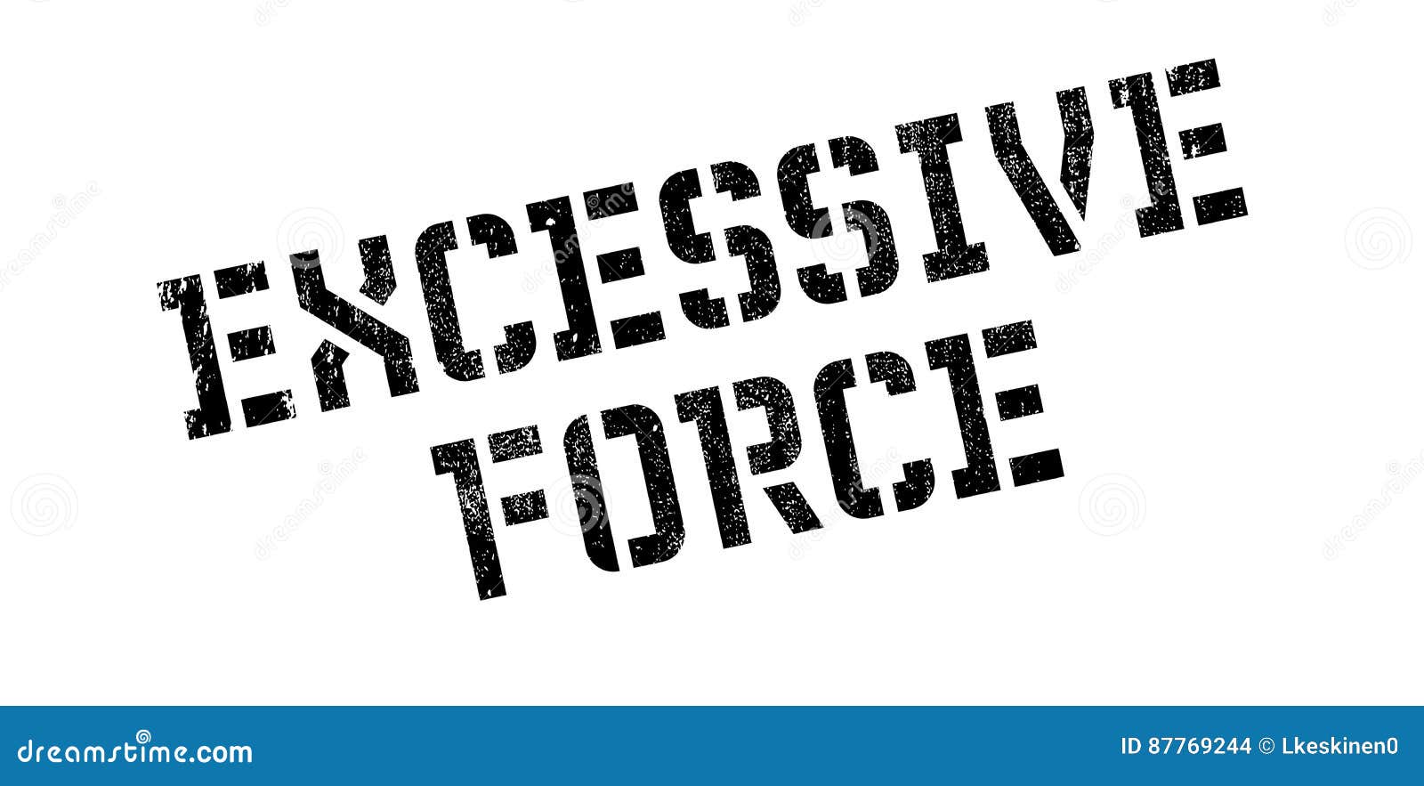 Tampon En Caoutchouc Excessif De Force Illustration de Vecteur ...