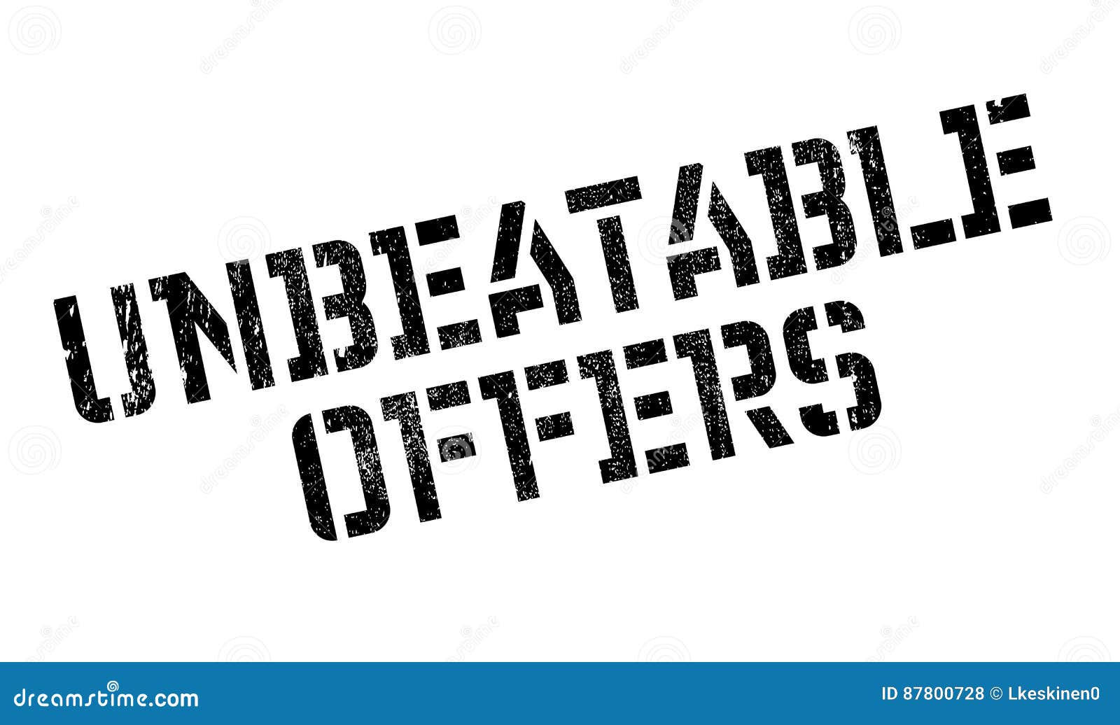 Tampon En Caoutchouc Imbattable D'offres Illustration de Vecteur ...