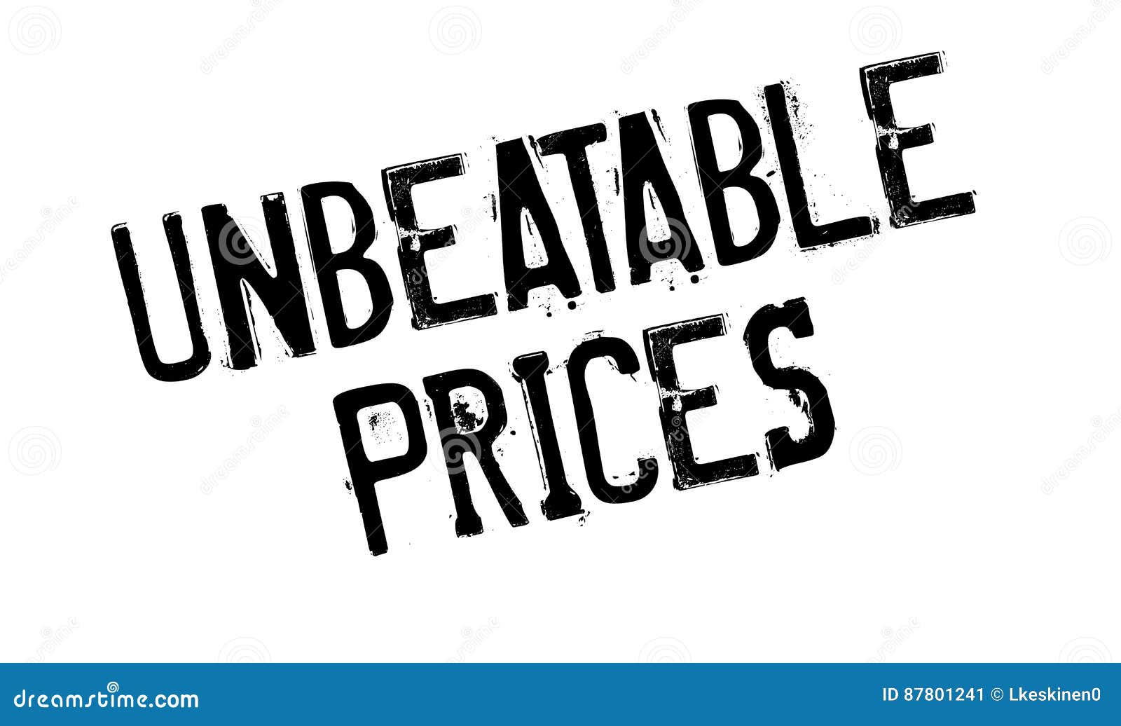 Tampon En Caoutchouc Imbattable Des Prix Illustration de Vecteur ...