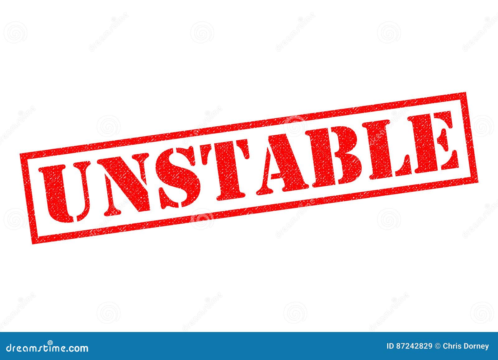 Tampon En Caoutchouc Instable Illustration Stock - Illustration du ...