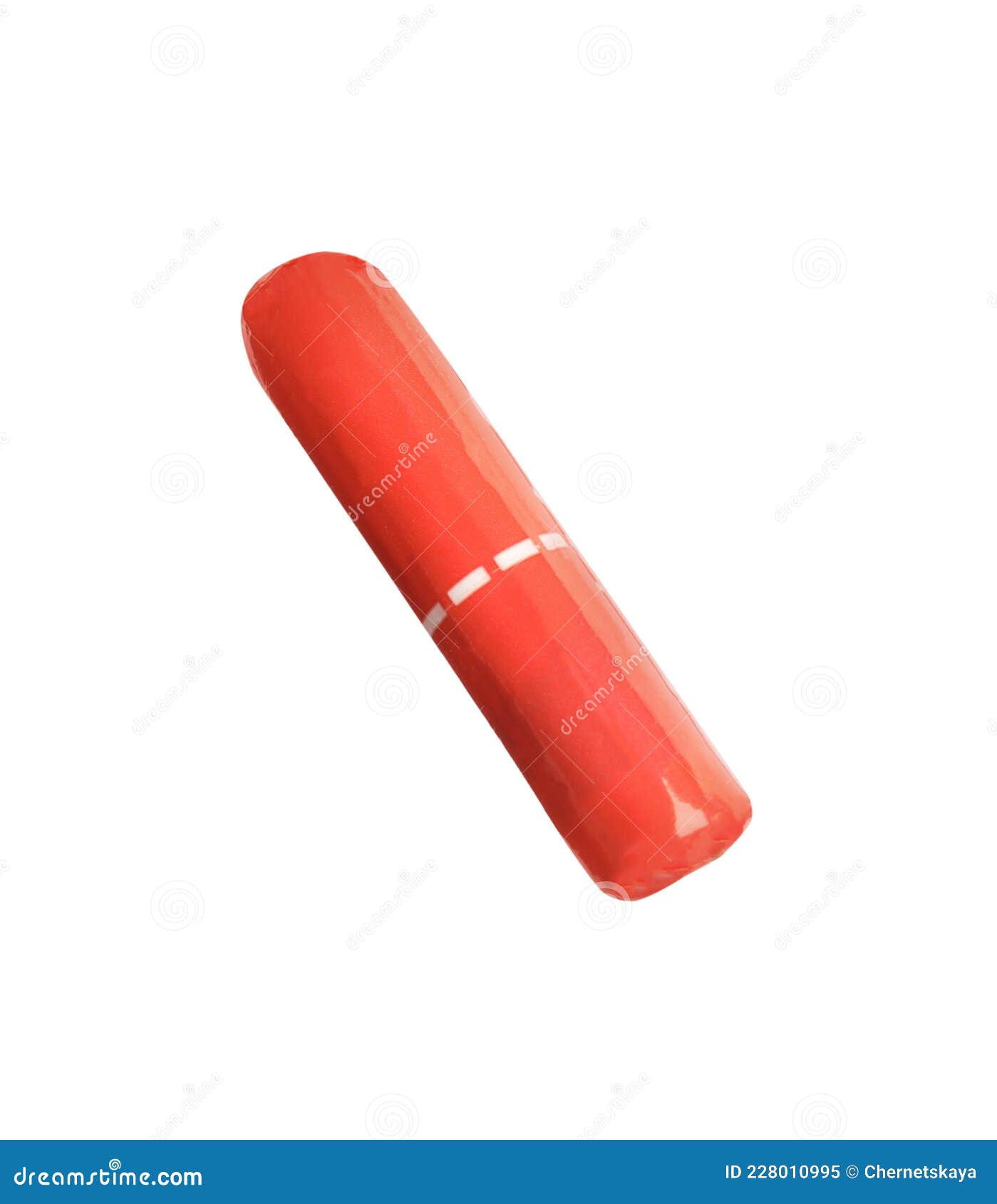 Tampon in Red Package Isolated on White Stock Image - Image of medical ...