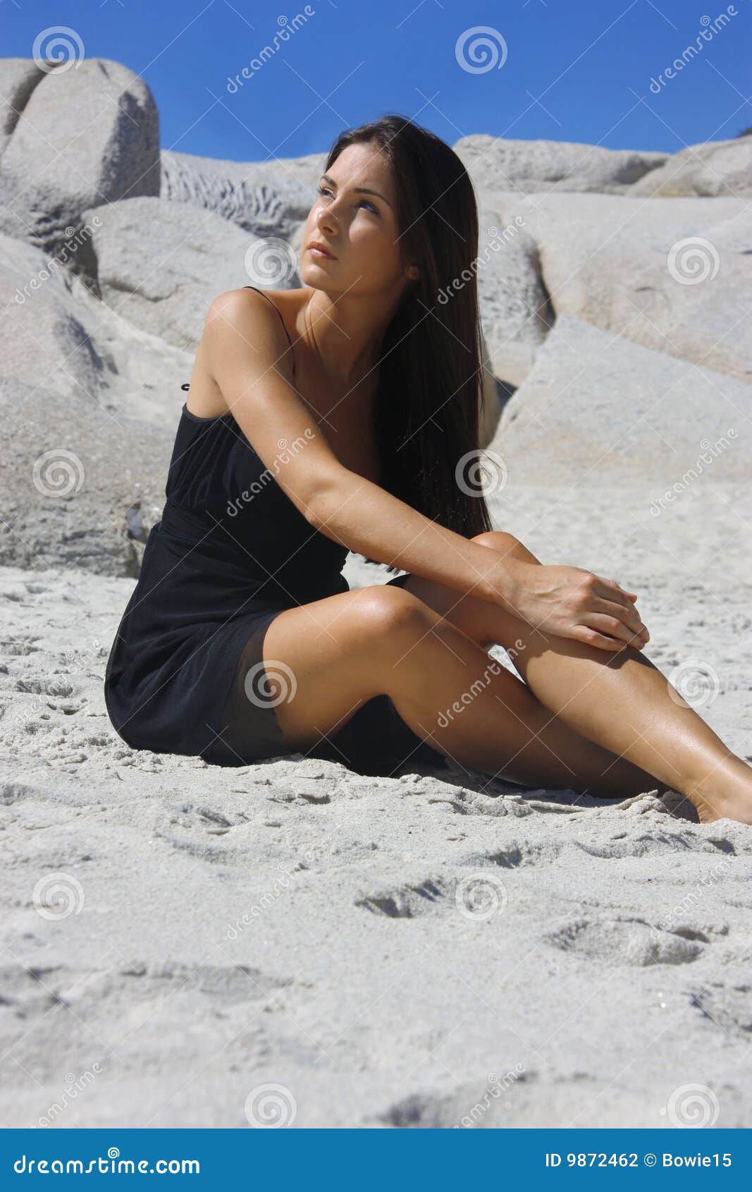 Tan stock photo. Image of female, person, young, cloudy - 9872462