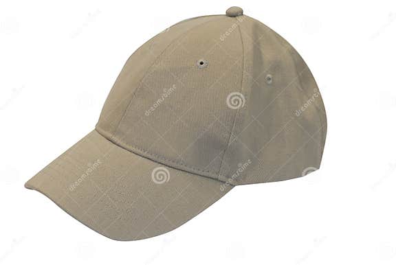 Tan baseball cap stock photo. Image of garments, clothing - 41133728