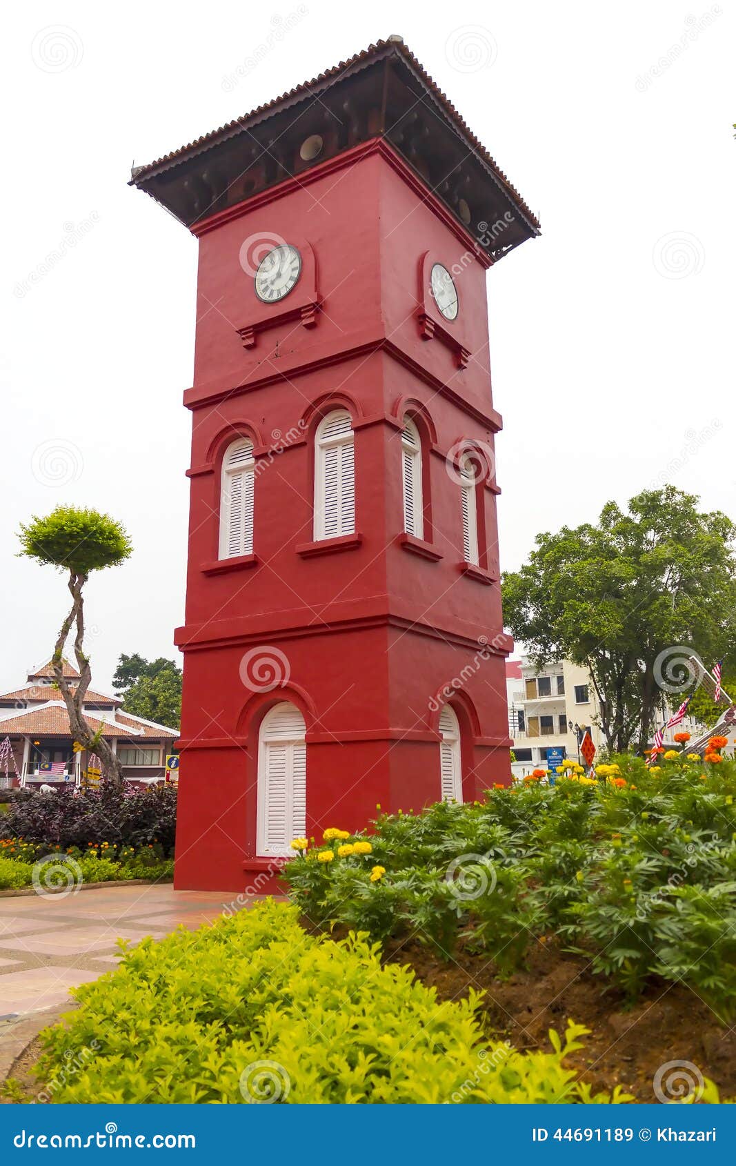 Tan Beng Swee Clocktower, Melaka, Malaysia Stockbild - Bild von malakka ...