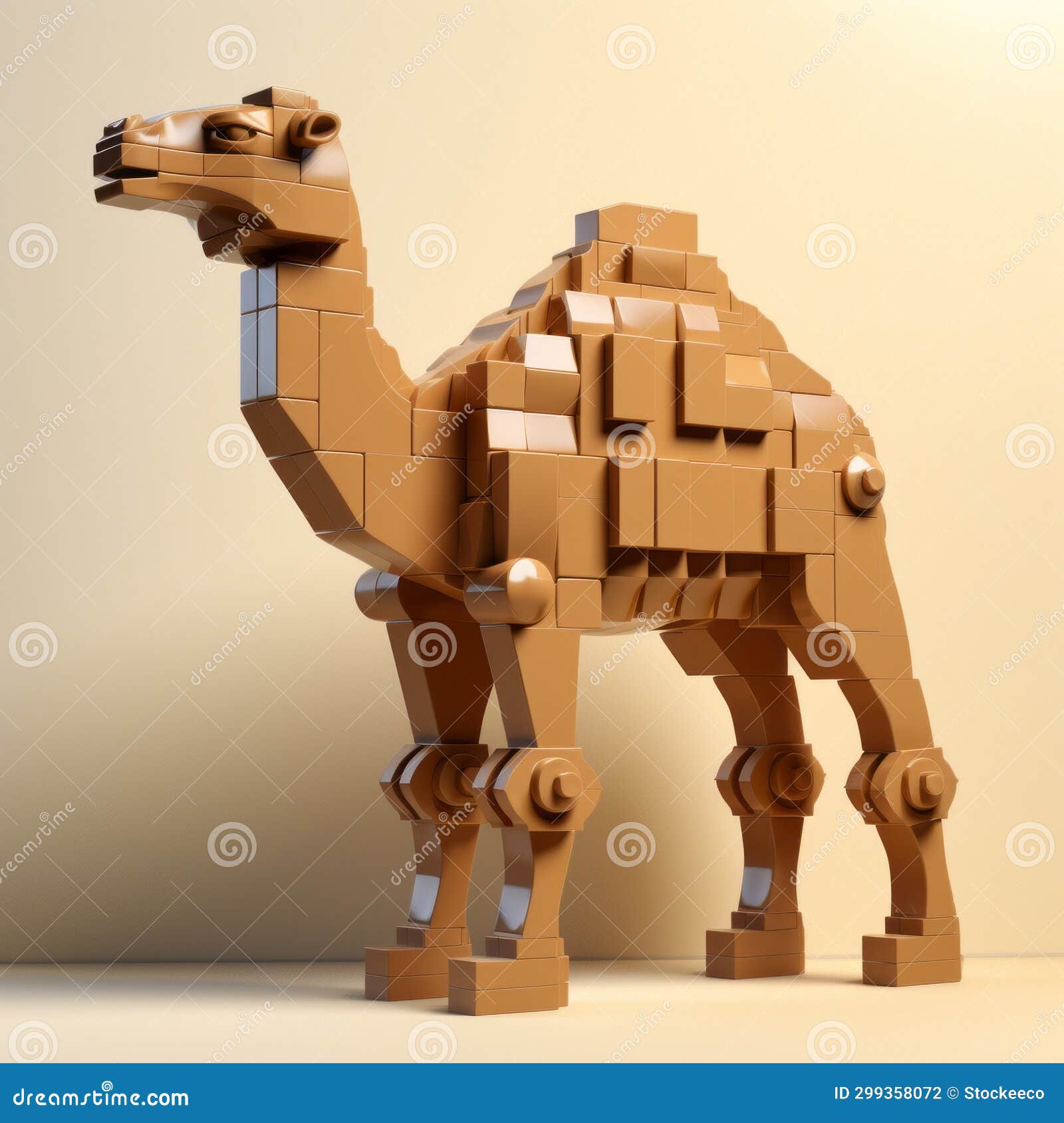 Lego Camel: Stunning 3d Render with Vray Tracing and Bold Structural ...