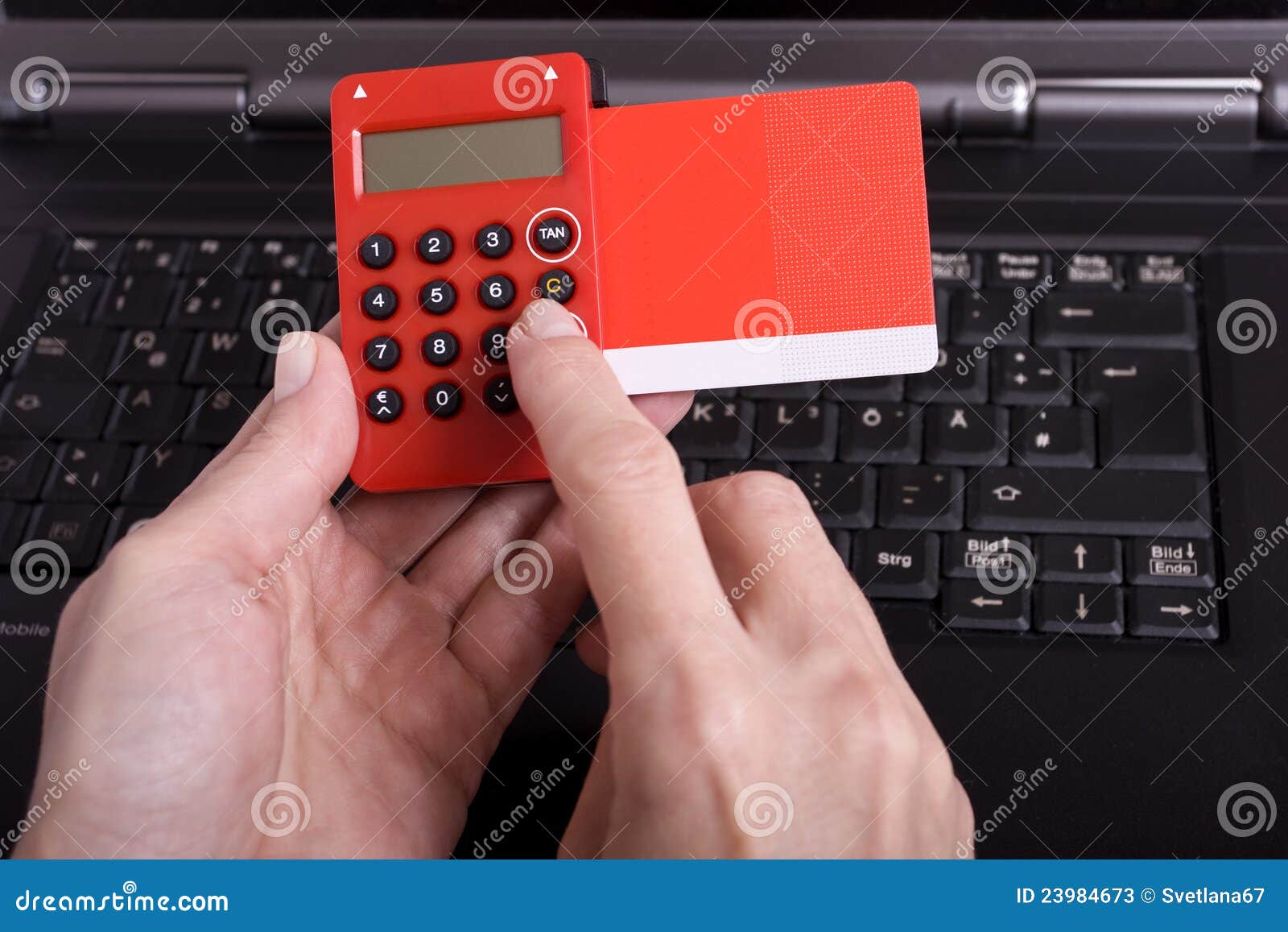 TAN Generator stock image. Image of banking, online, intern - 23984673