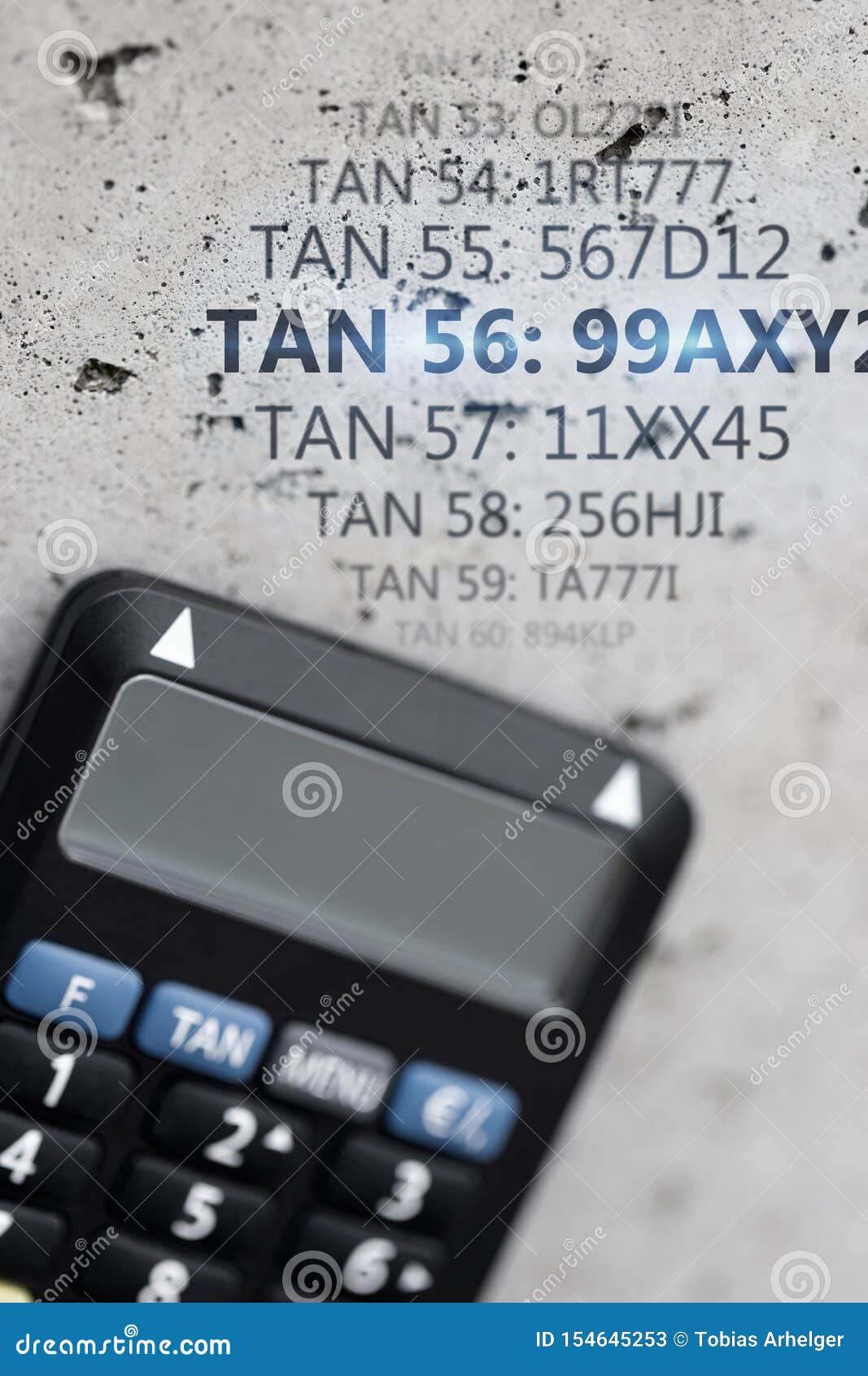 Tan Generator Online Banking Composing Stock Image - Image of mtan ...