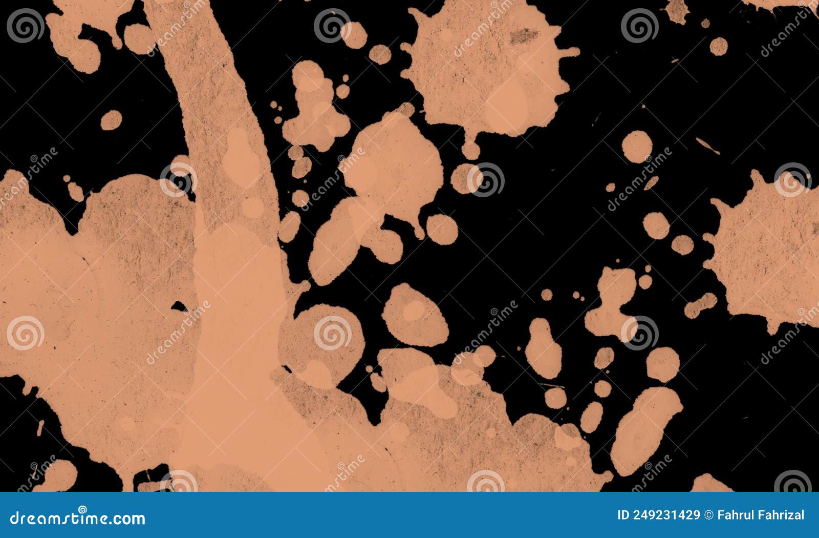 Tan Ink Splashes. Grunge Splatters Stock Illustration - Illustration of ...