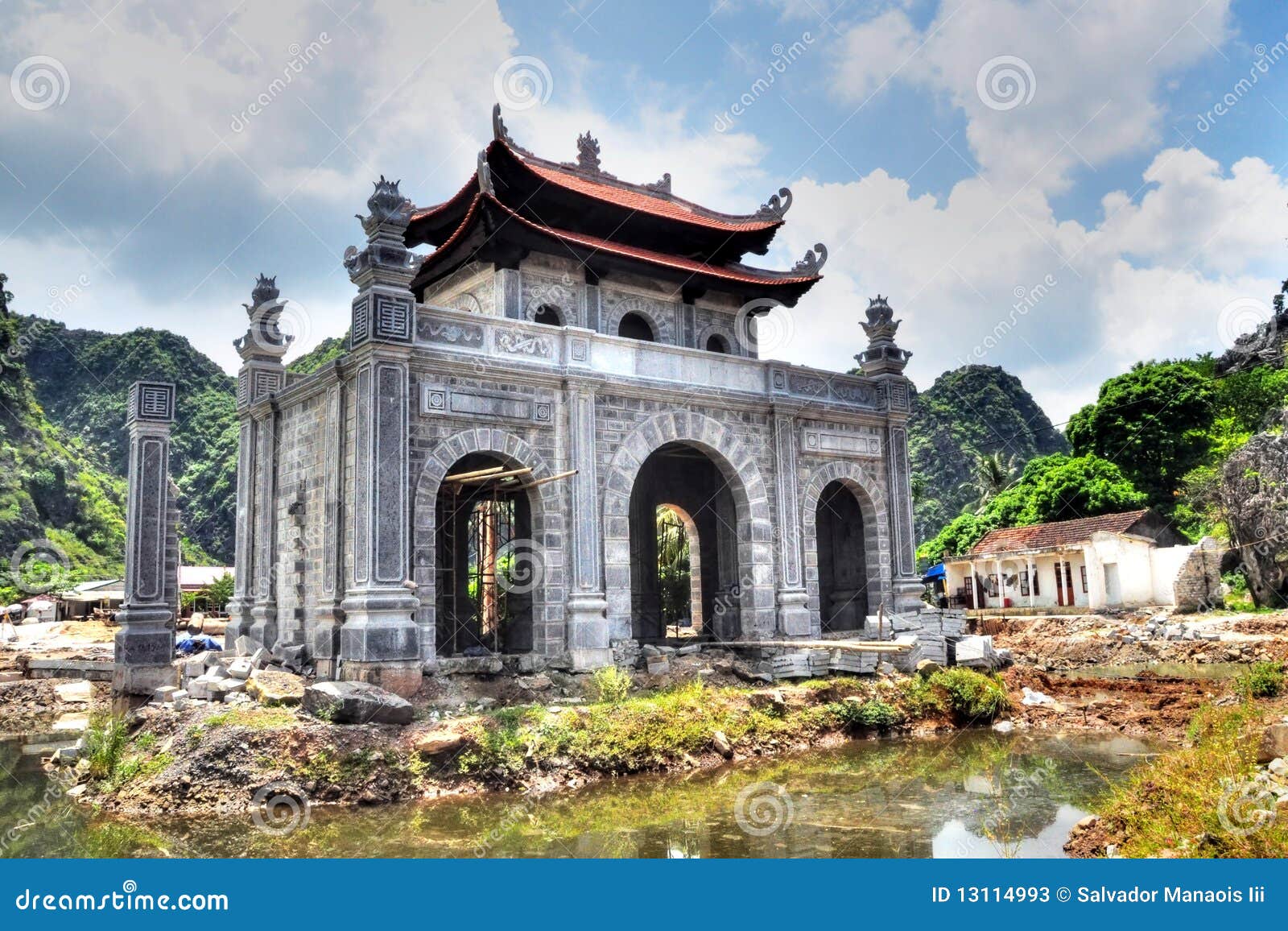 Tan Loc, Vietnam stock image. Image of outdoor, buddhist - 13114993