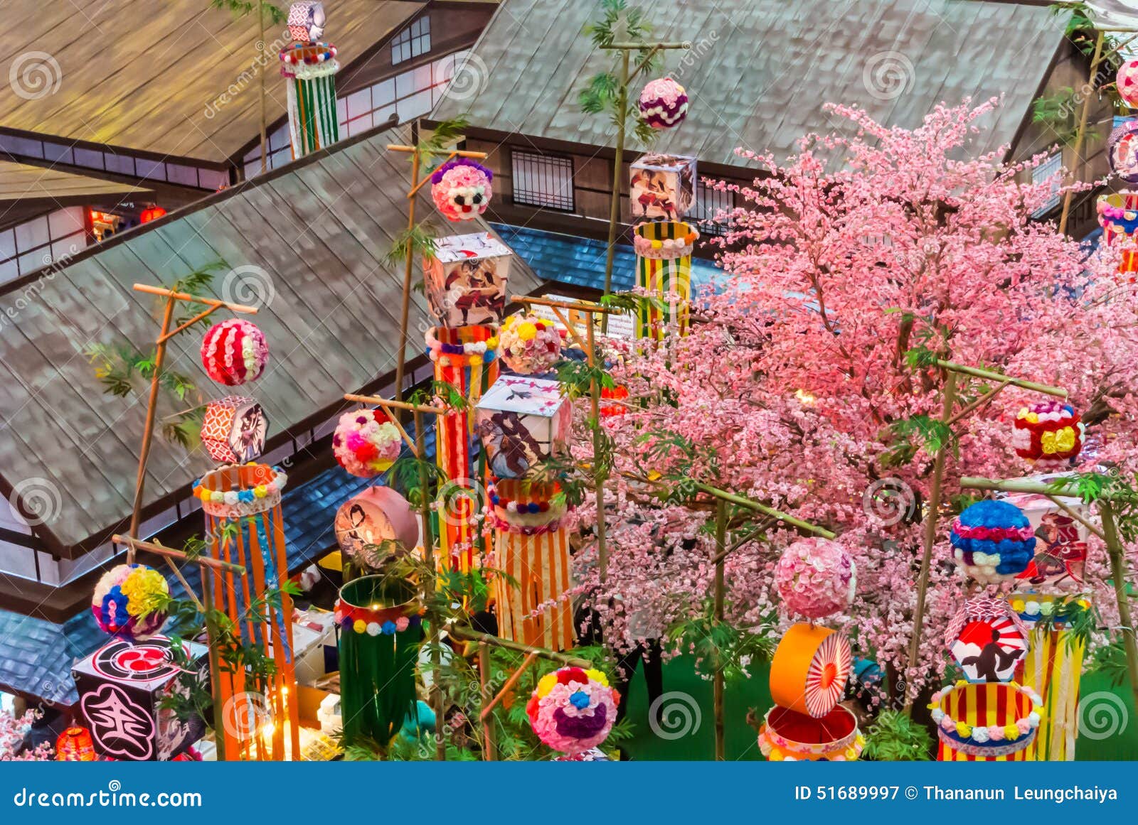 Tanabata Festival. stock image. Image of july, event - 51689997