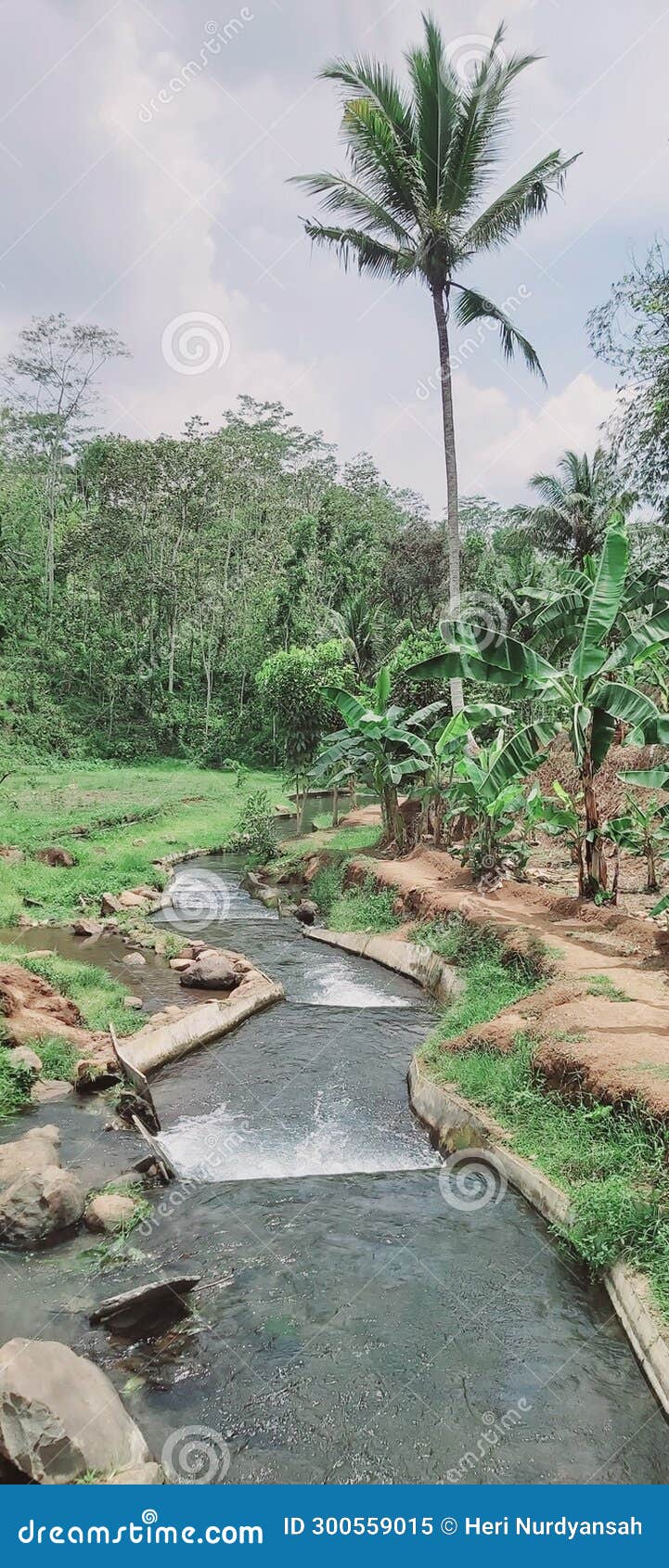 Tanaka Water Fall Malang East Java Stock Image - Image of java, water ...