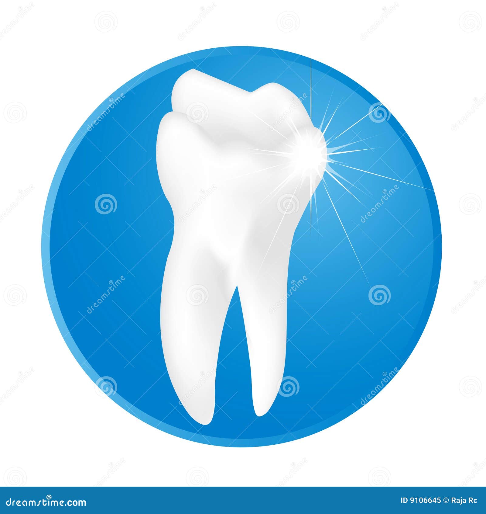 Tand vector illustratie. Illustration of tand, zorg, grijns - 9106645