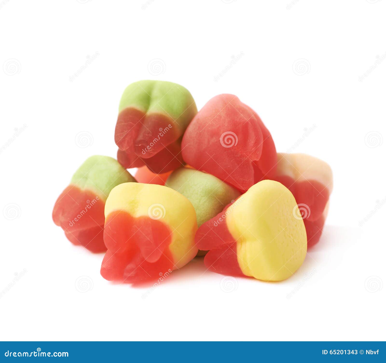 Tand isolerad formad godis fotografering för bildbyråer. Bild av gelé ...