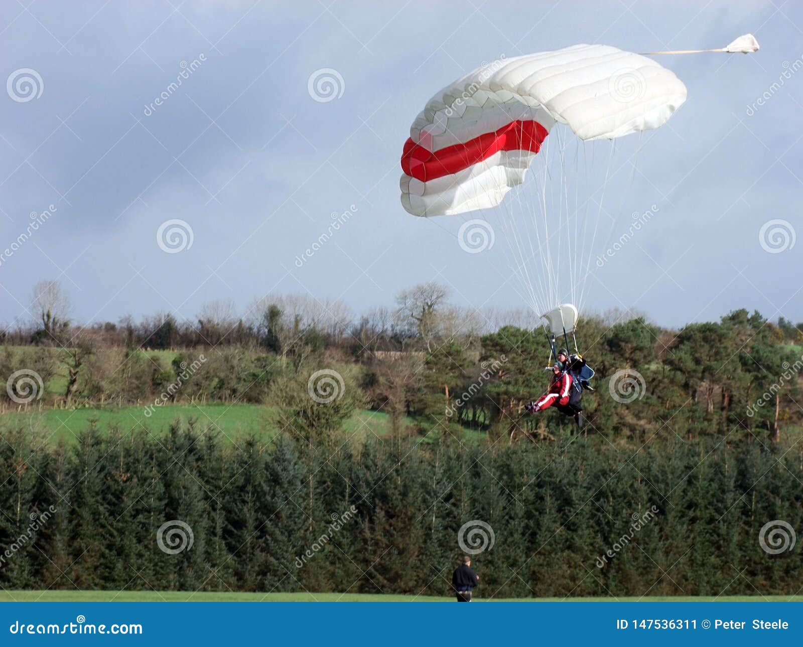 Tandem Skydiving in Ireland Editorial Photo - Image of parachuting ...