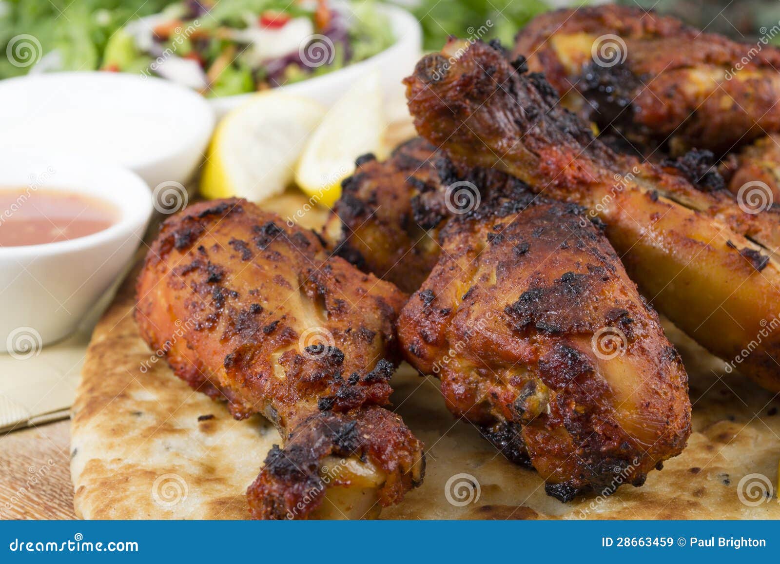 Tandoori Chicken Stock Photo | CartoonDealer.com #61625268