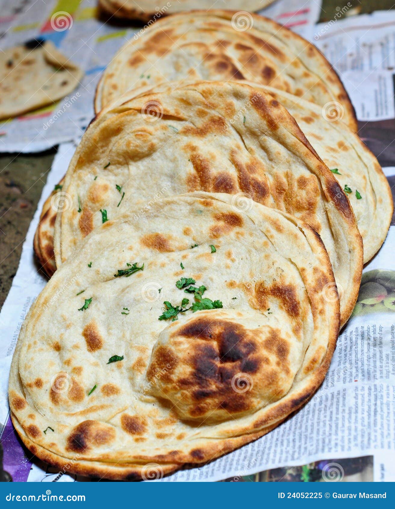 Tandoori Roti stock image. Image of fried, bowl, dinner - 24052225