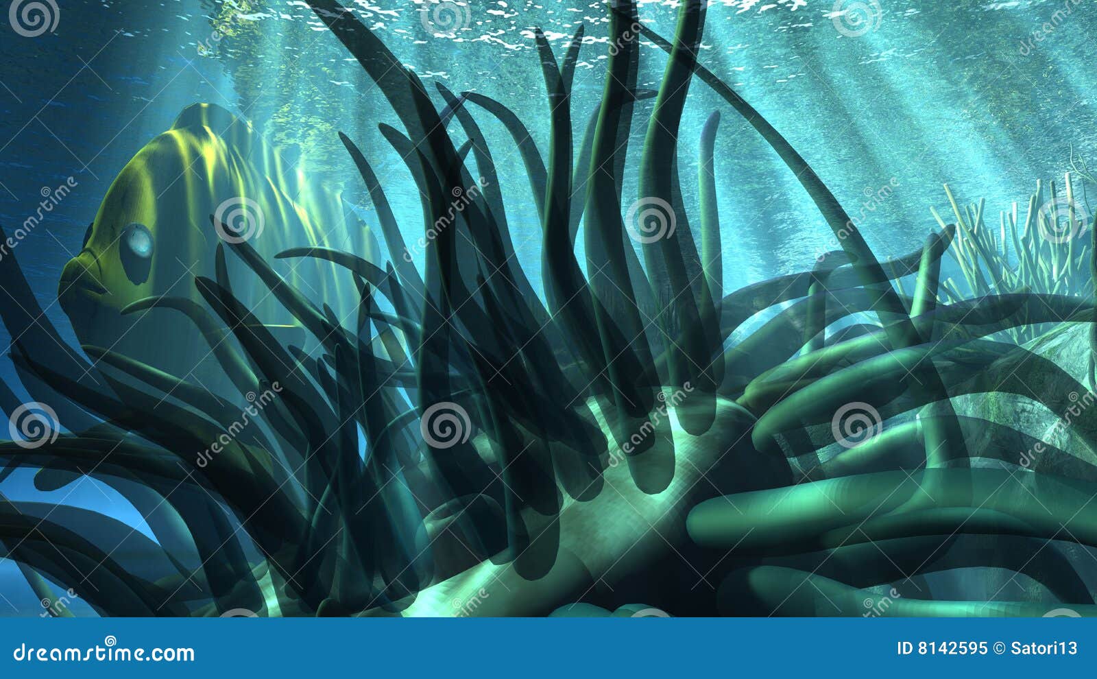 Tang stock illustration. Illustration of dive, pacific - 8142595