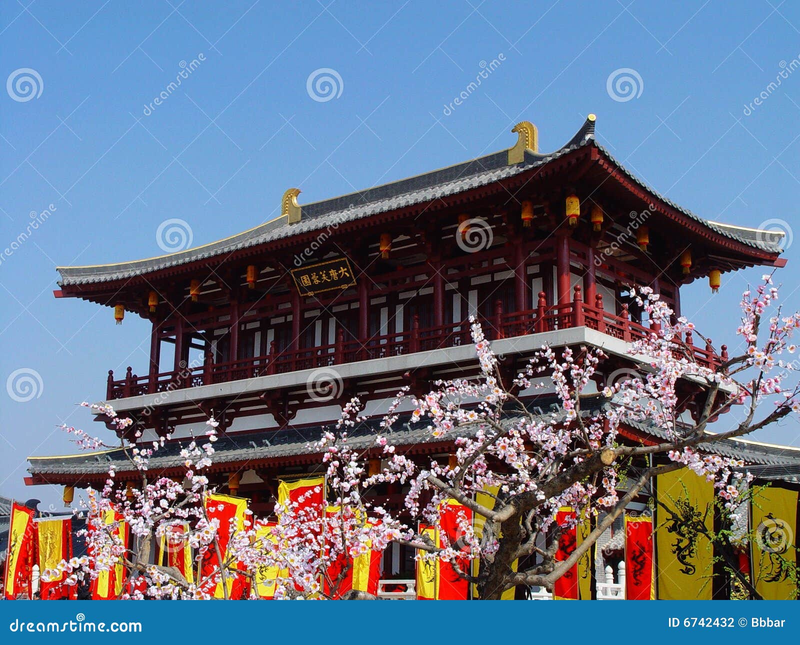 Tang Paradise of Xi an stock photo. Image of historic - 6742432
