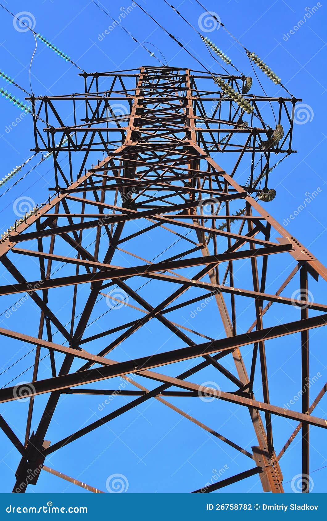 Tangent tower stock photo. Image of line, electrical - 26758782