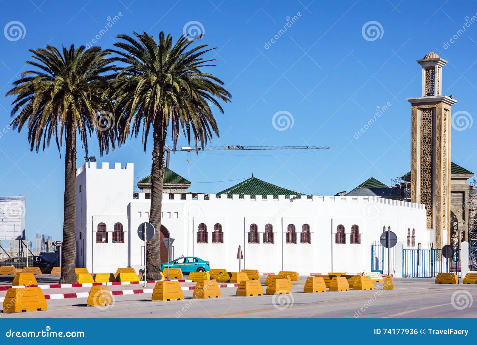 Tanger, Morocco. Mosque City View Editorial Photo - Image of ...