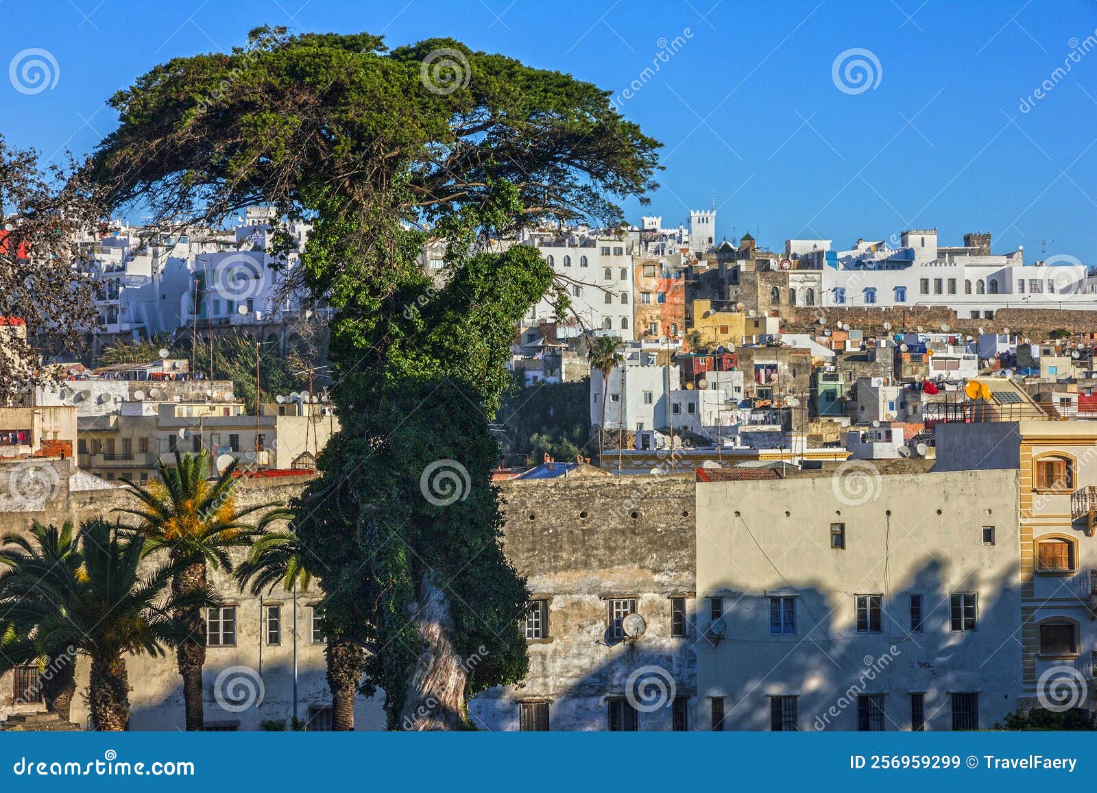 Tanger Town Architecture, Morocco, Africa Stock Image - Image of ...