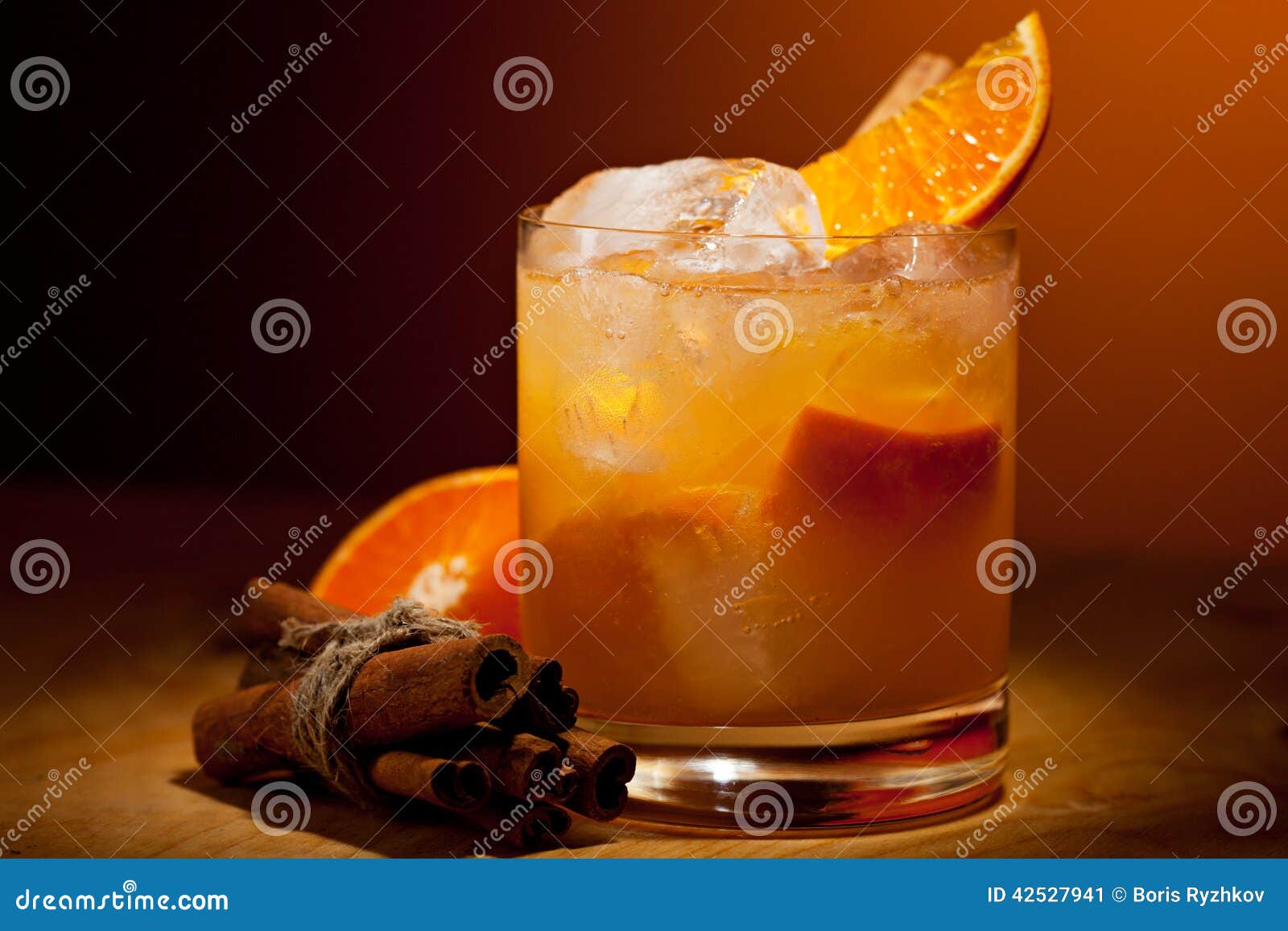 Tangerine Cocktail stock image. Image of background, mandarin - 42527941