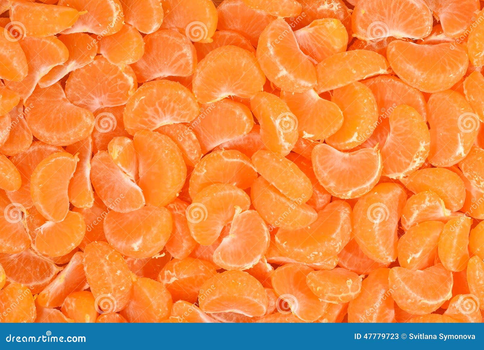 Tangerine Slices Close Up As Background Stock Image - Image of ...