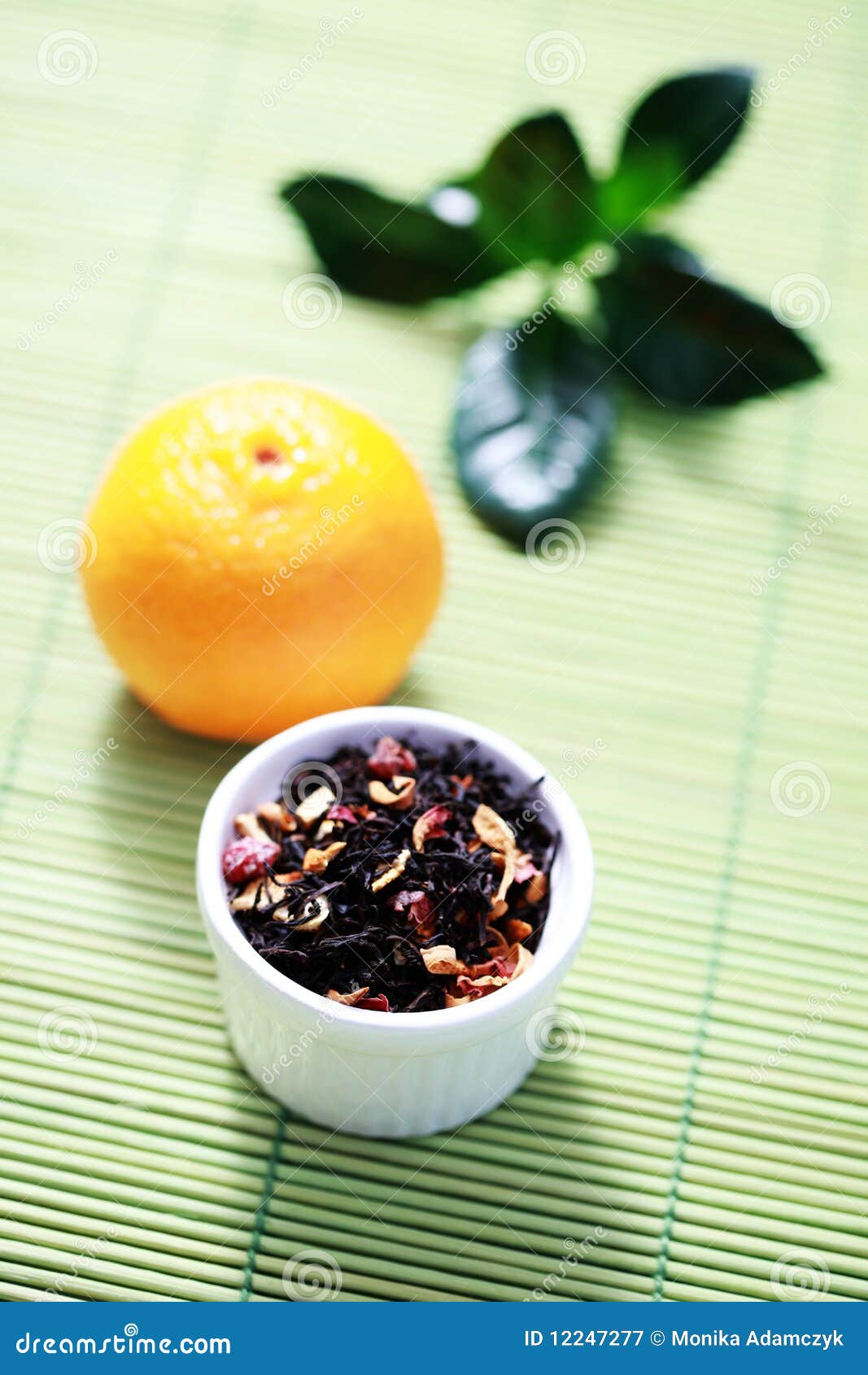 Tangerine Tea stock image. Image of healthcare, tangerine - 12247277