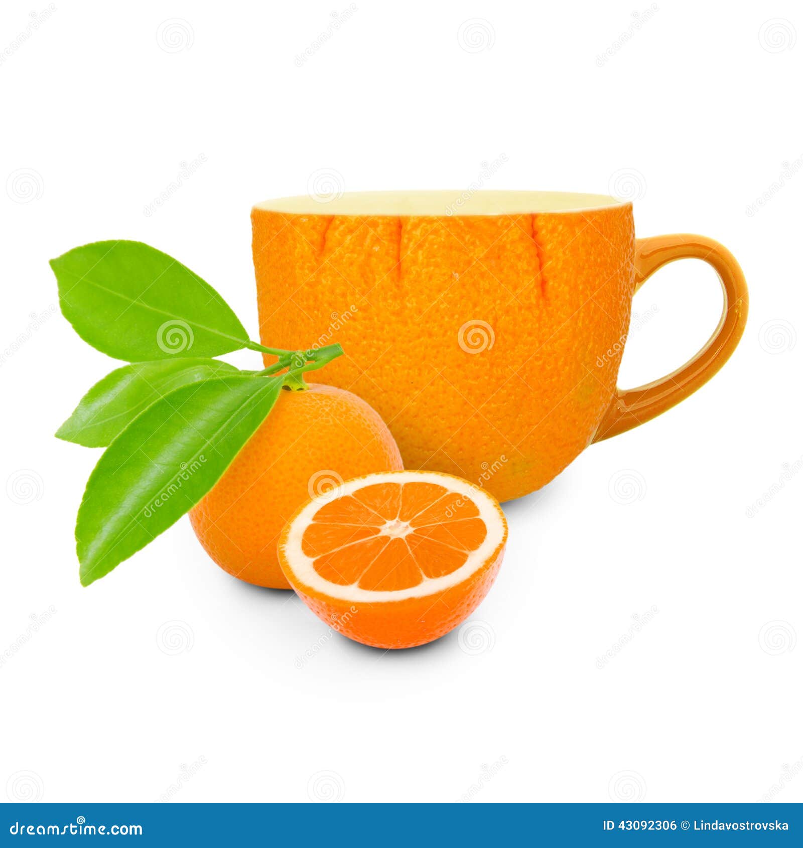 Tangerine tea stock photo. Image of food, drink, green - 43092306