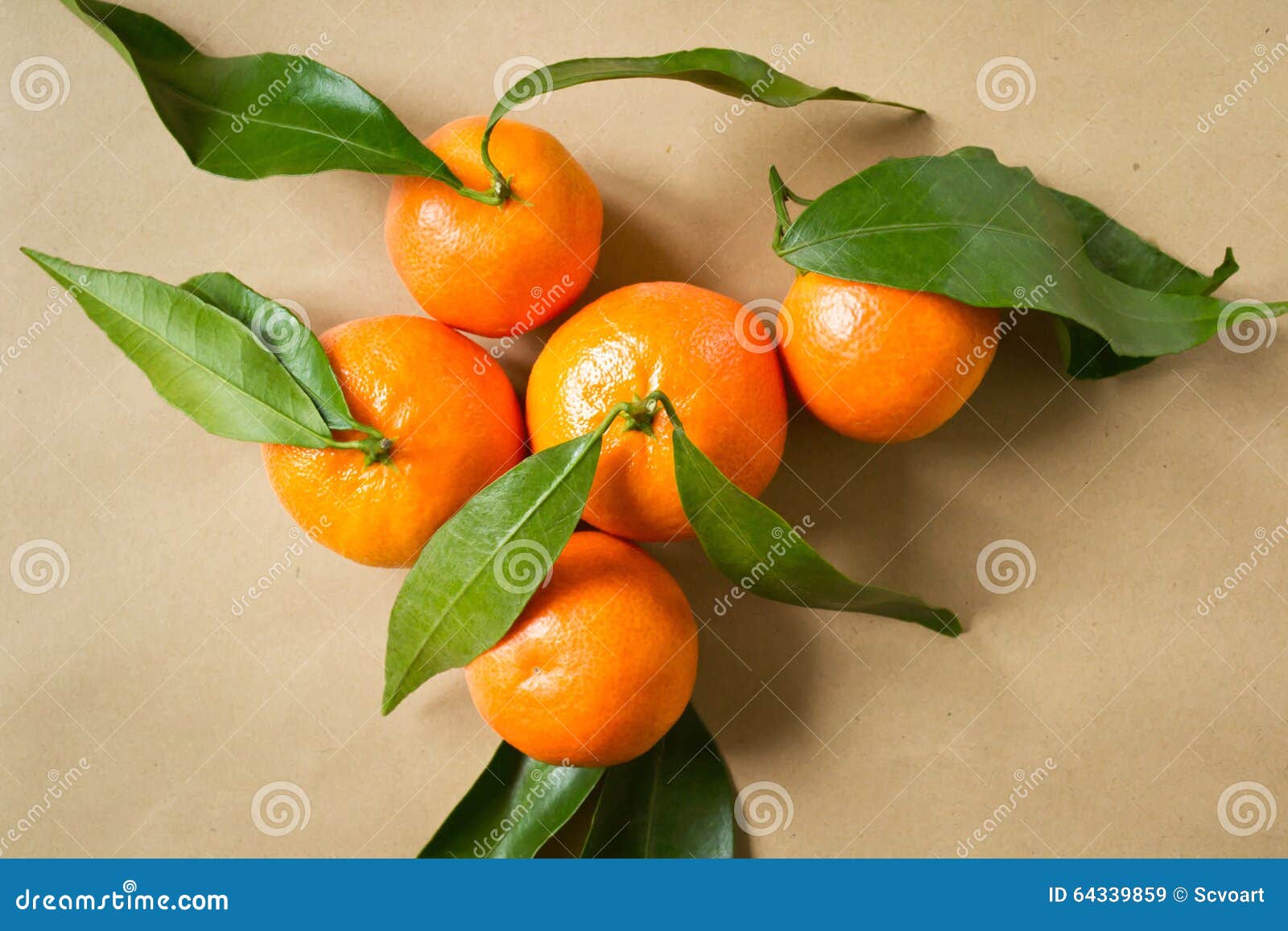 Tangerines in a Brown Paper Stock Image - Image of background, fruit ...
