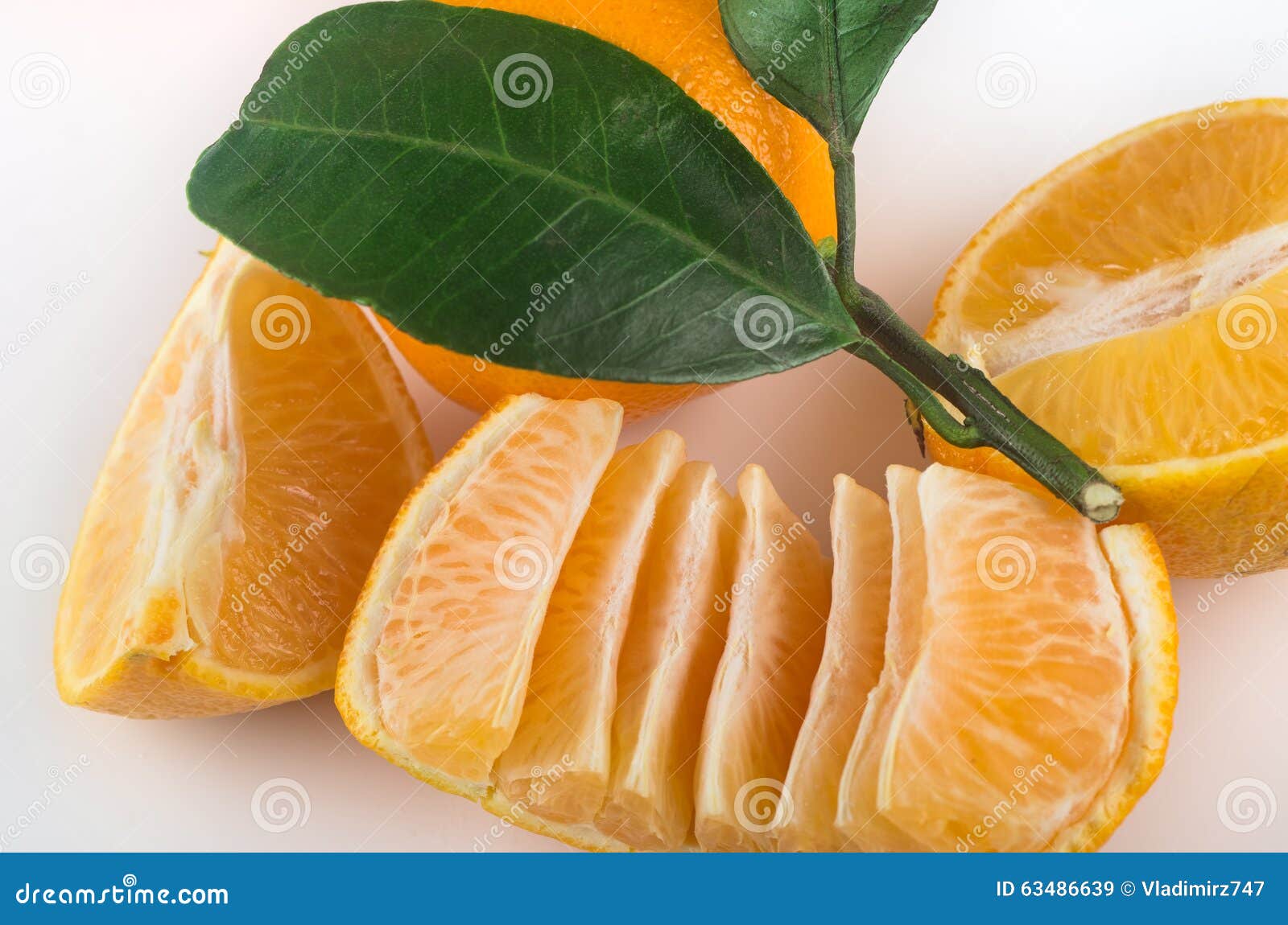 Tangerines on a Light Background Stock Image - Image of vitamin, pulp ...