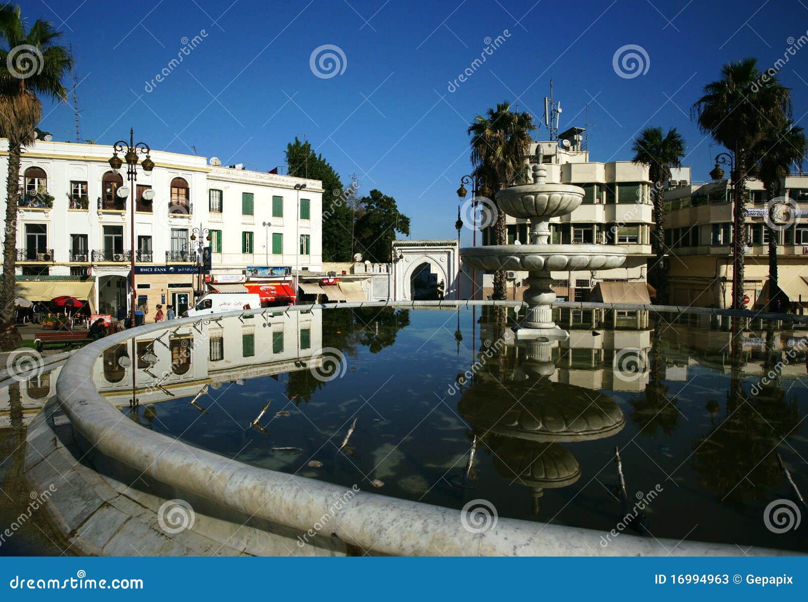 Tangier editorial stock photo. Image of fountain, water - 16994963