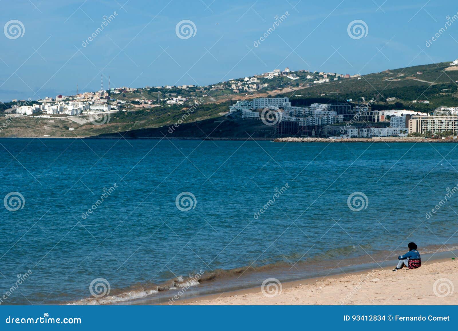Tangier beach editorial stock image. Image of travel - 93412834