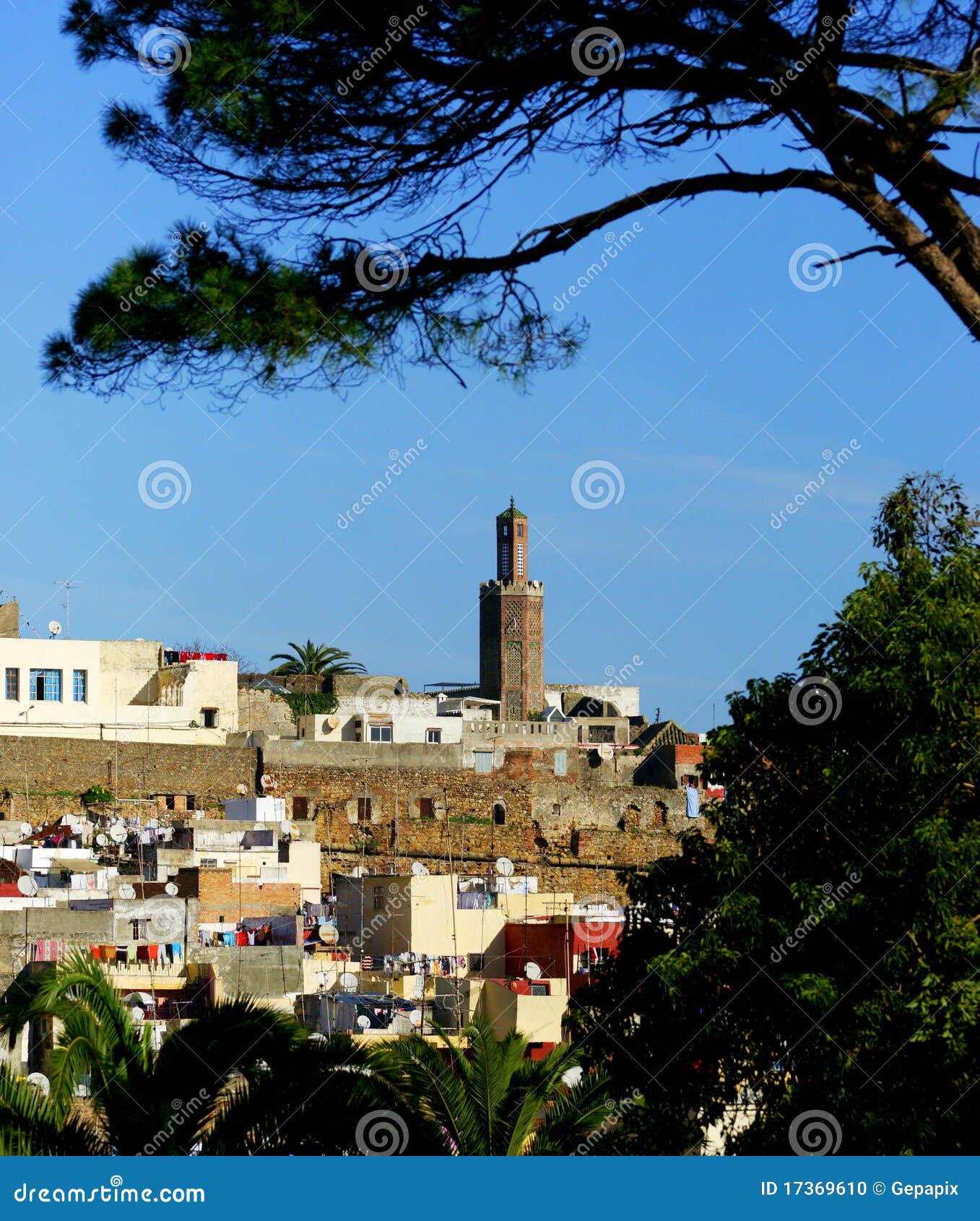 Tangier Kasbah editorial image. Image of morocco, tangier - 17369610