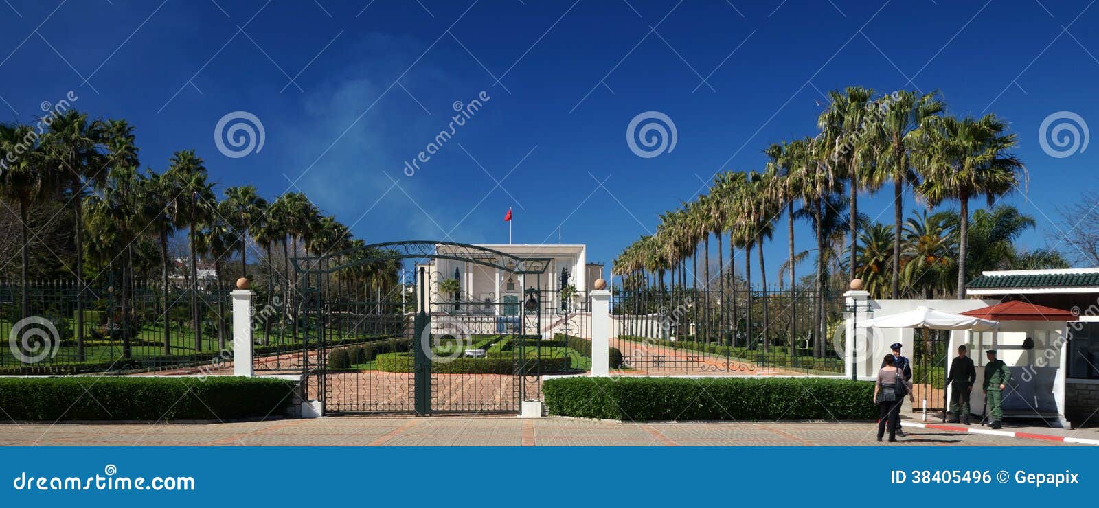 Tangier Royal Palace editorial photo. Image of africa - 38405496