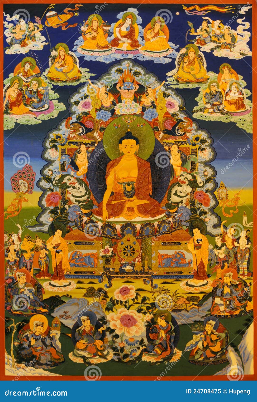 Tangka Show,buddha Shakyamuni Editorial Image - Image of asian, artist ...