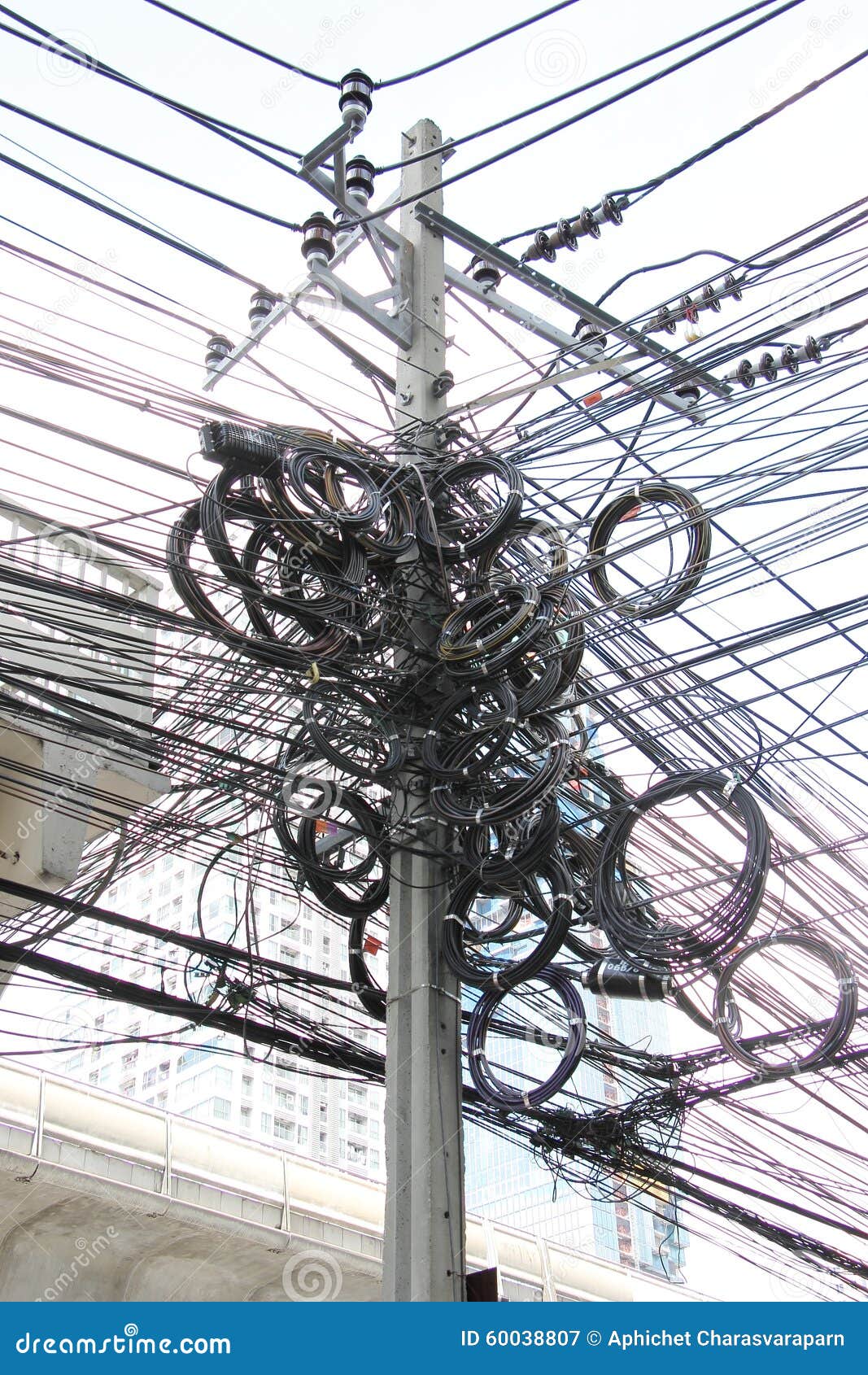 Tangle, Chaos, Messy of Electric Cable Stock Image - Image of cable ...