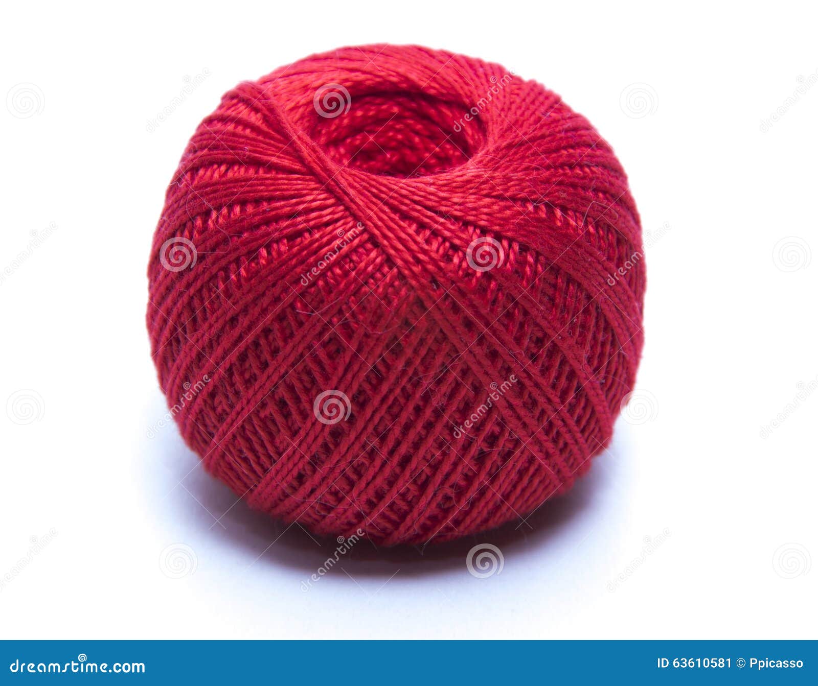 Tangle of Colored Thread for Tatting. White Stock Image - Image of hank ...