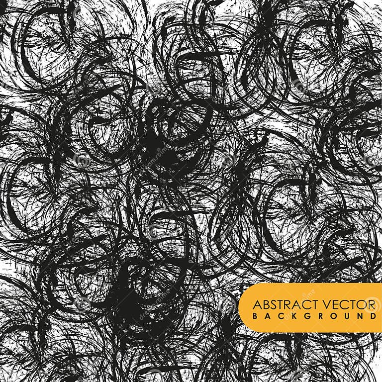 Tangle of lines stock vector. Illustration of entwined - 25630379