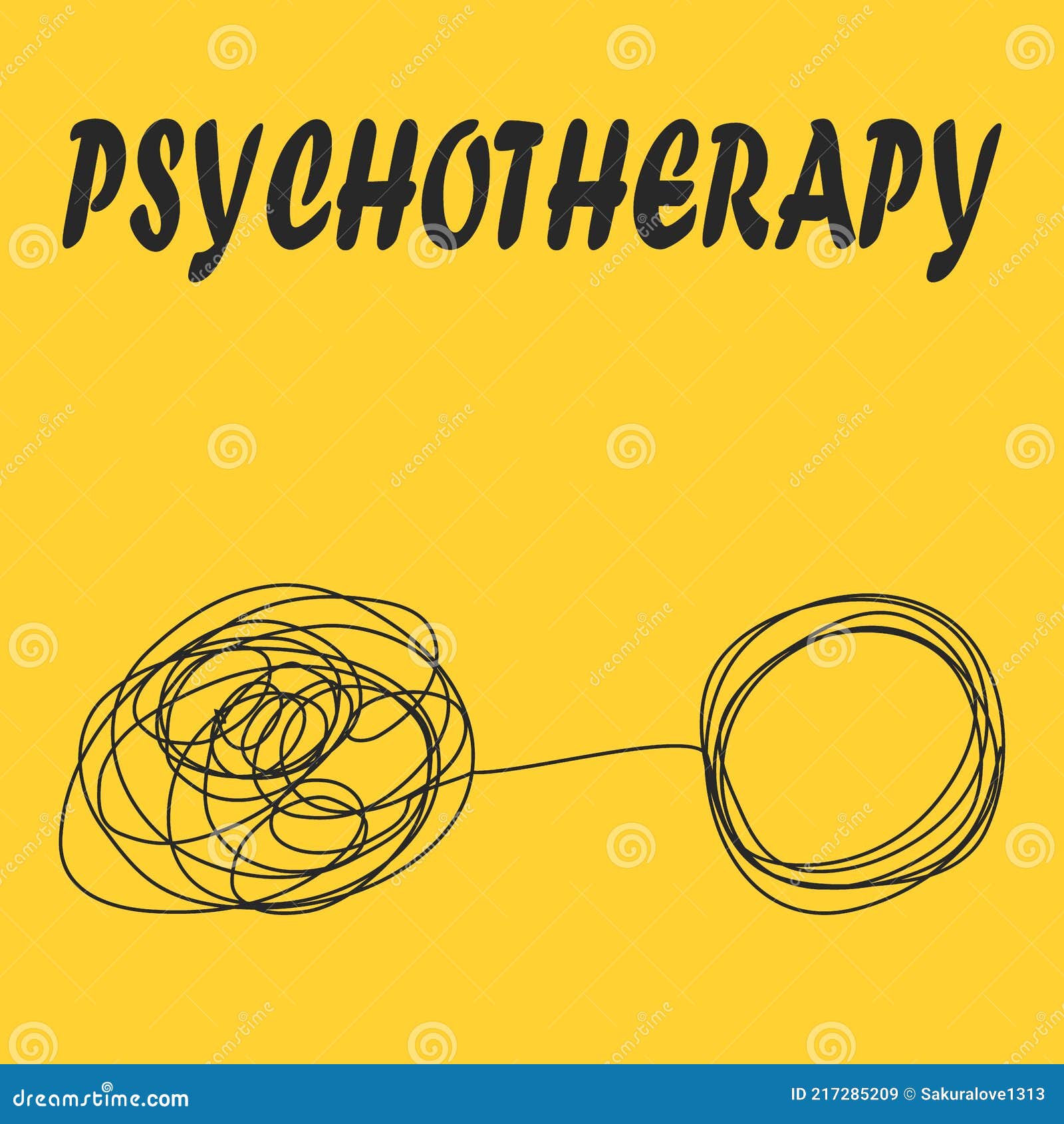 Tangle Tangled And Unraveled. Abstract Metaphor, Cartoon Vector ...