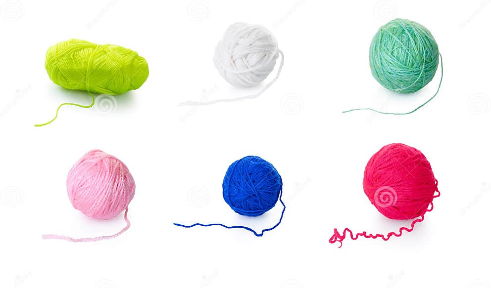 Tangle of Thread for Knitting Stock Image - Image of pink, knit: 120568407