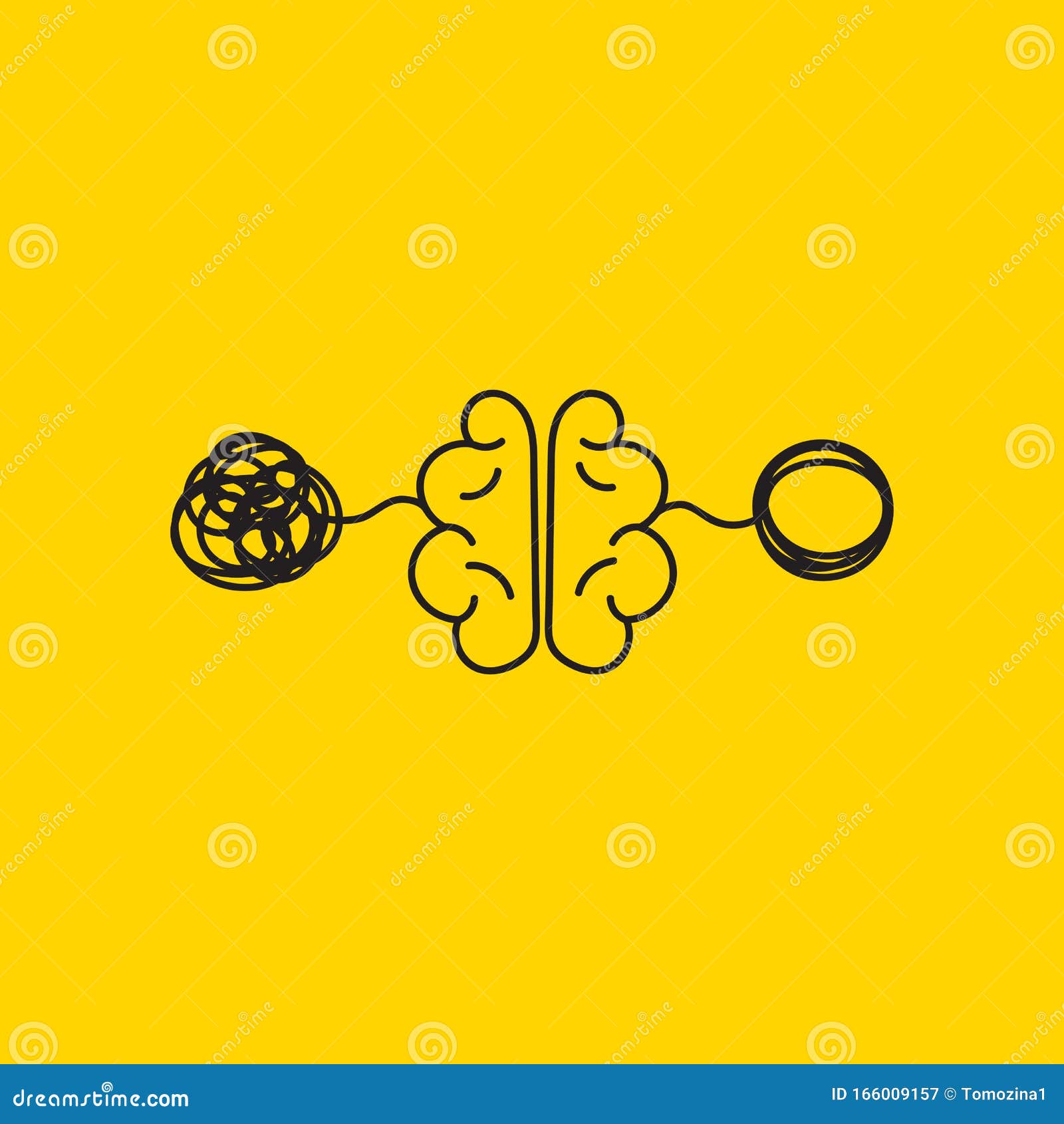 Man Untangle Puzzle Relieve Stress Cartoon Vector | CartoonDealer.com ...