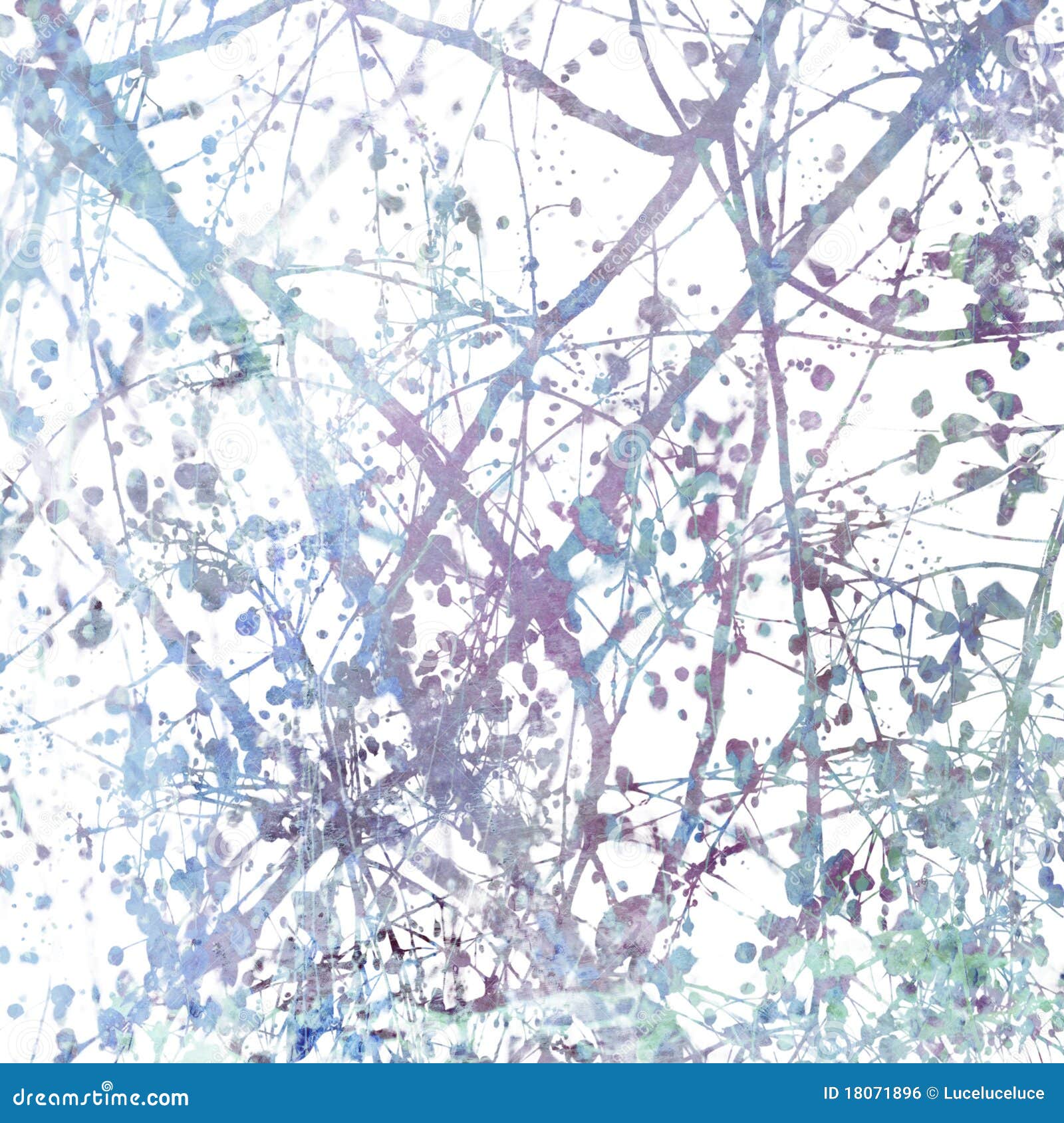 Tangled Blossom Branches Art Abstract Stock Photo - Image of ...