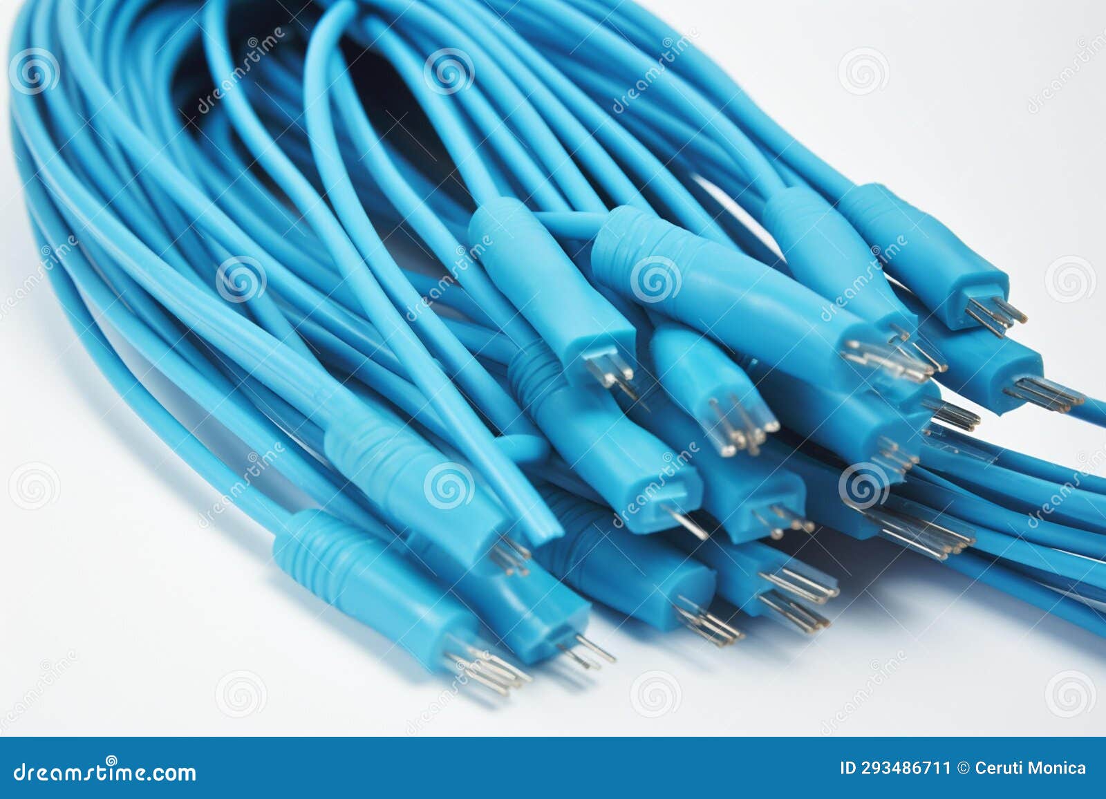 Tangled blue connections stock image. Image of blue - 293486711
