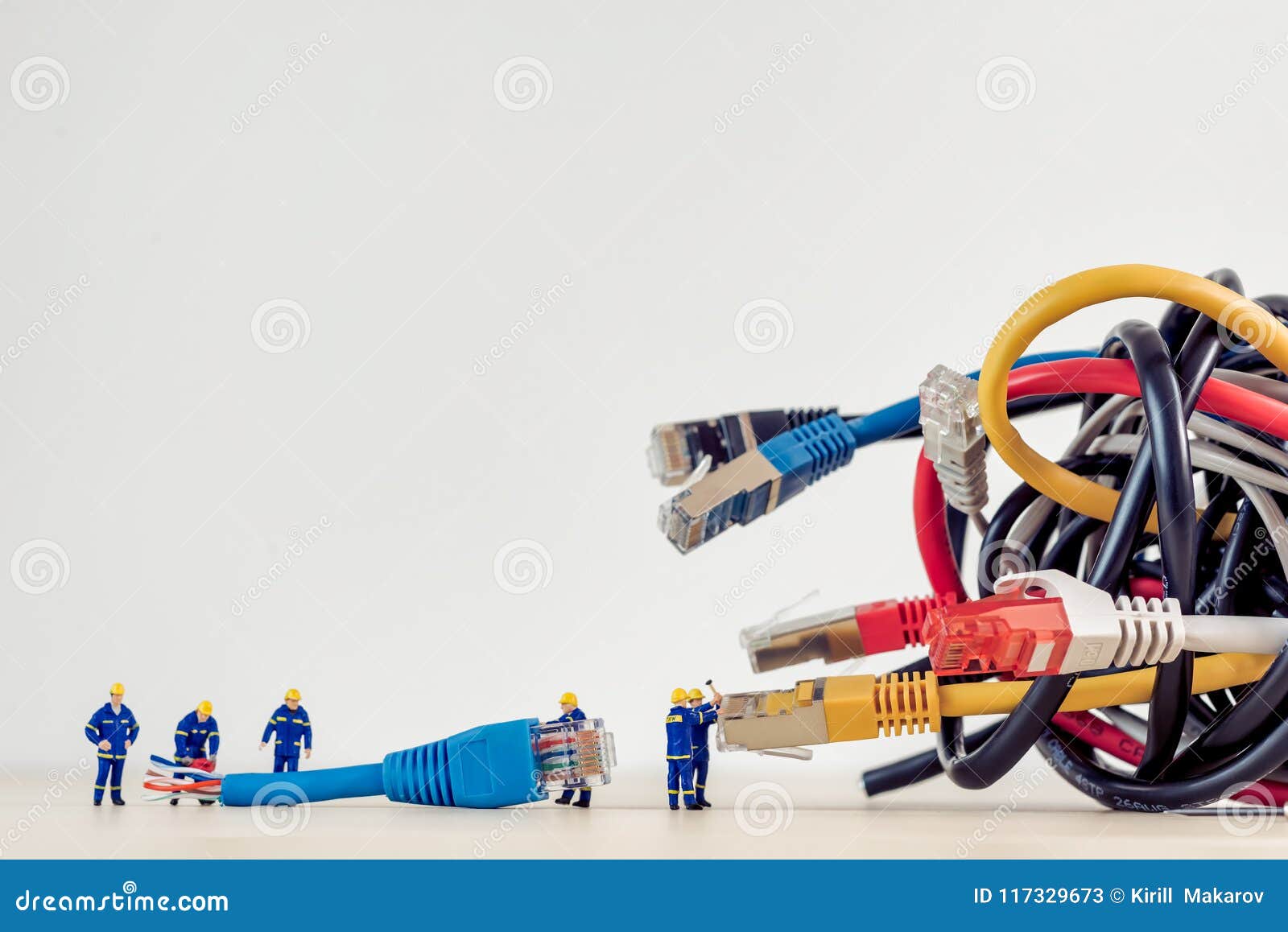 Tangled Bunch Of Network Cables Technology Concept Stock Image Image Of Closeup Downtime