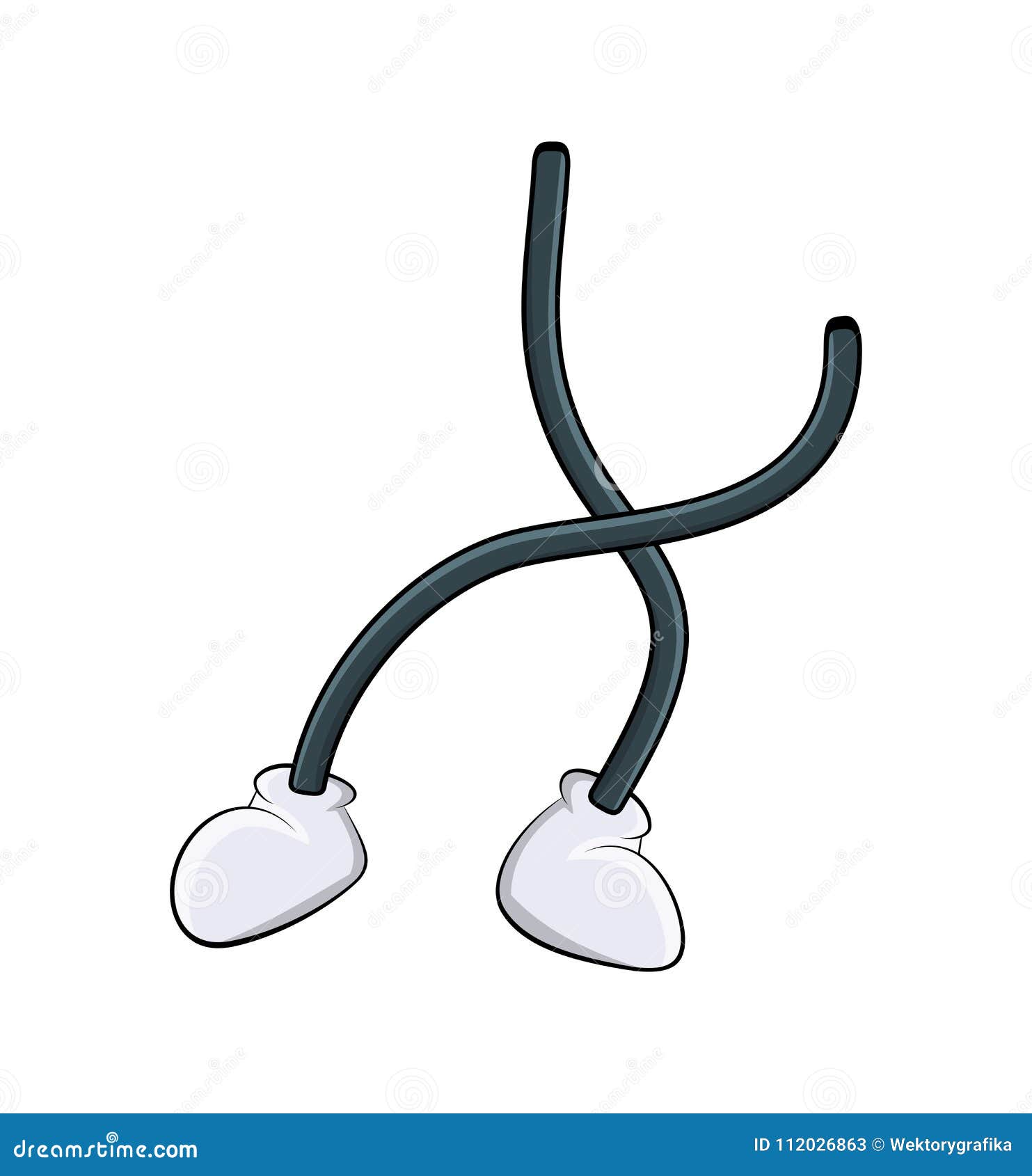 Tangled Cartoon Legs Isolated On White Background | CartoonDealer.com ...